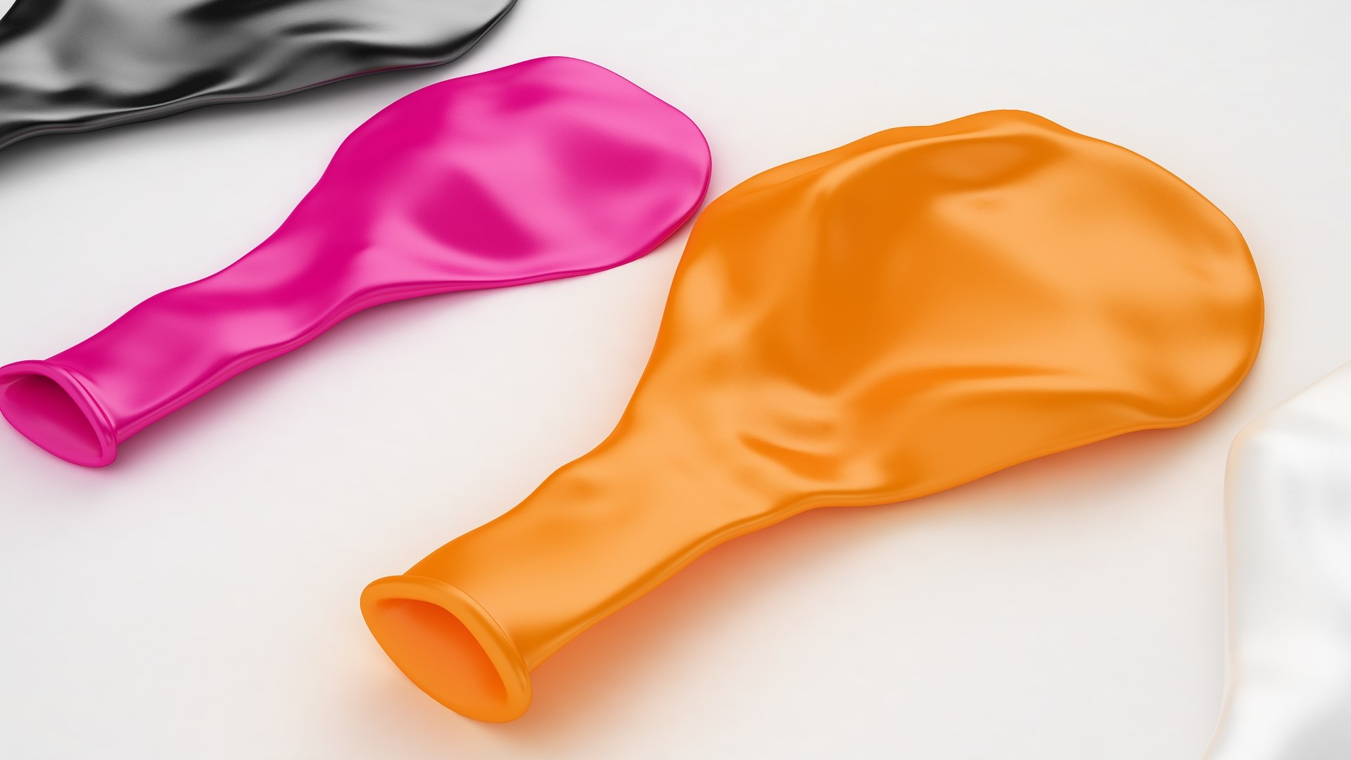 3D Flat Balloon Ball - TurboSquid 1474231