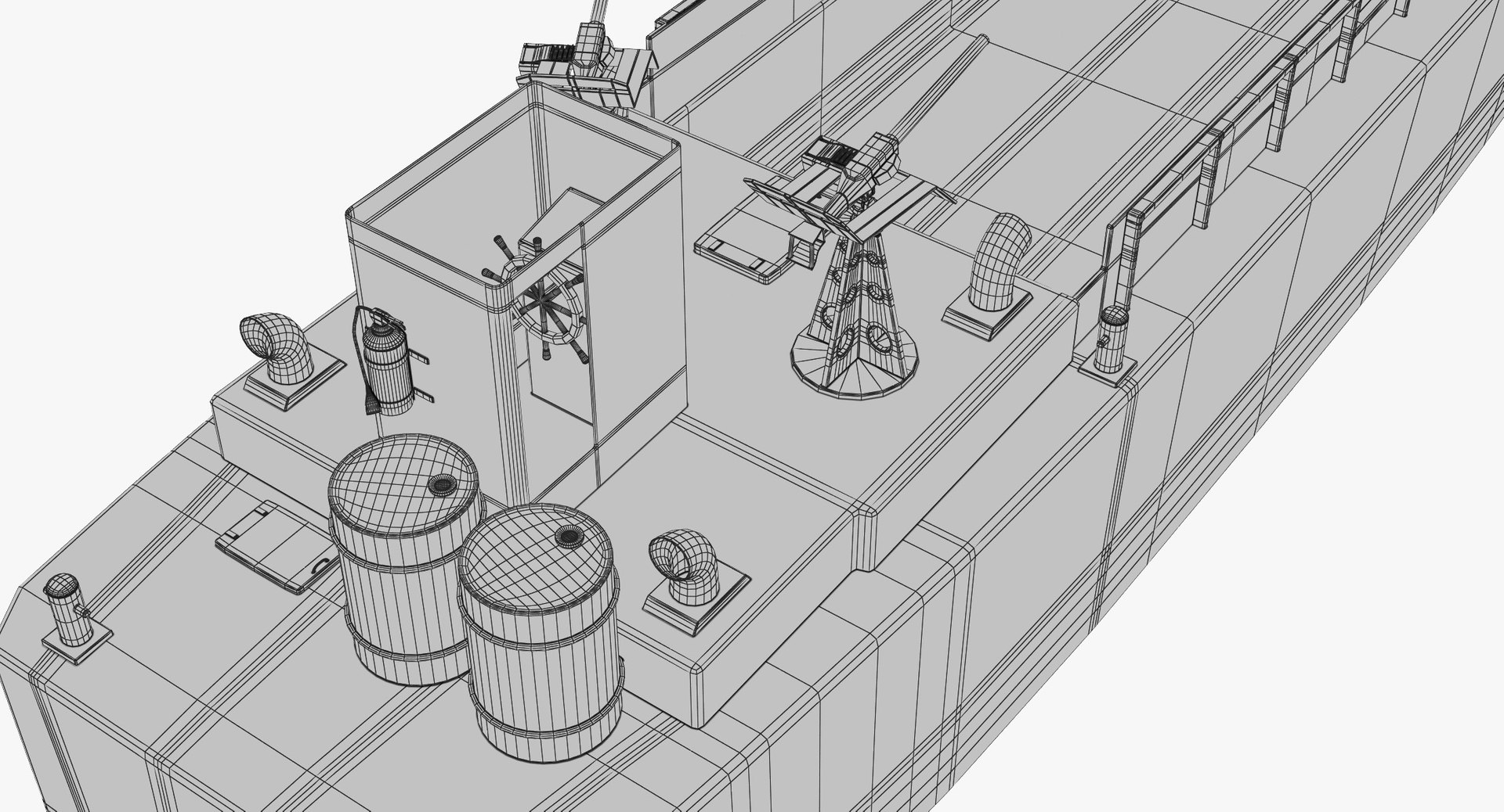 3d Landing Craft Mechanical Lcm