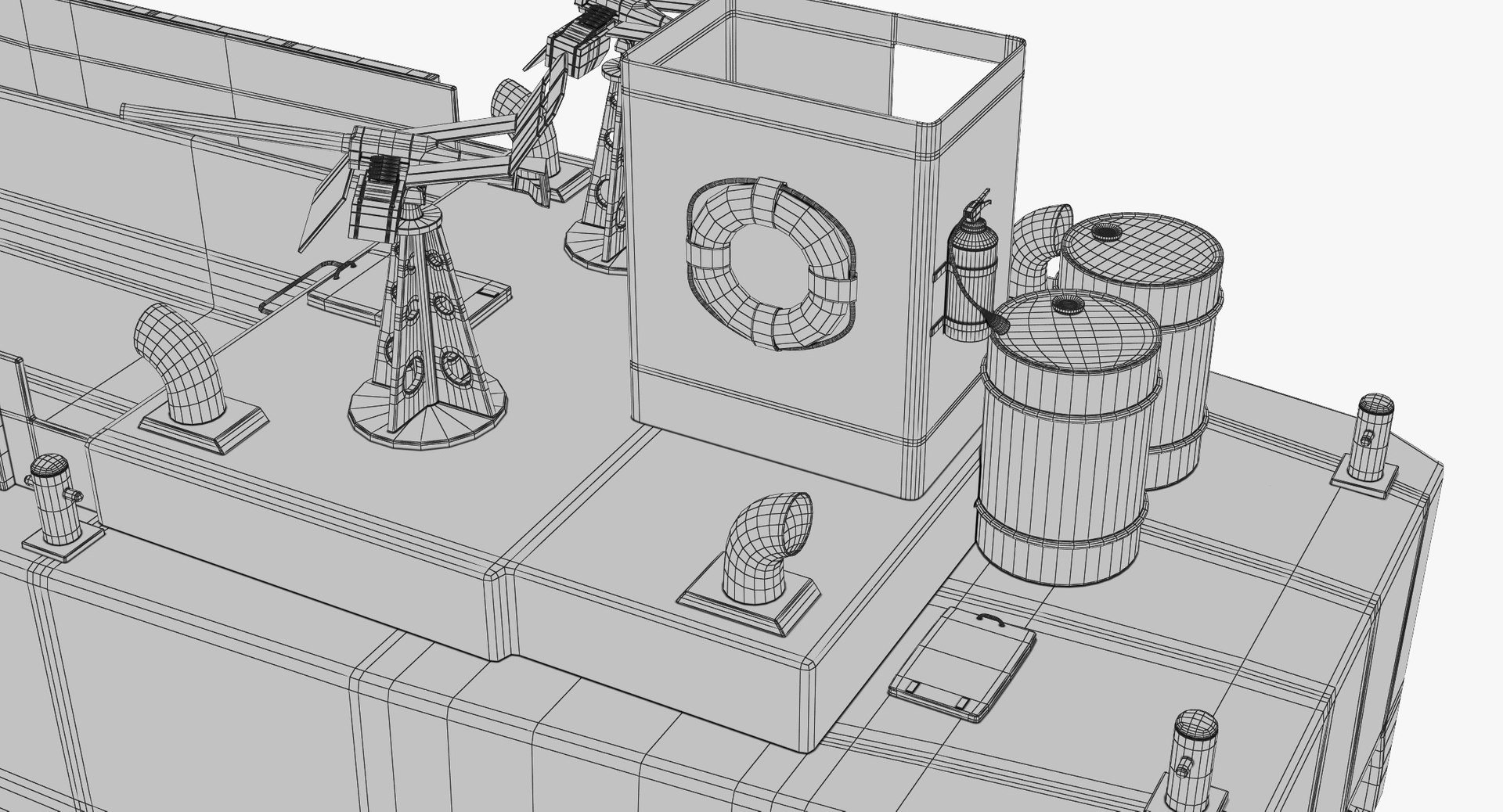 3d Landing Craft Mechanical Lcm