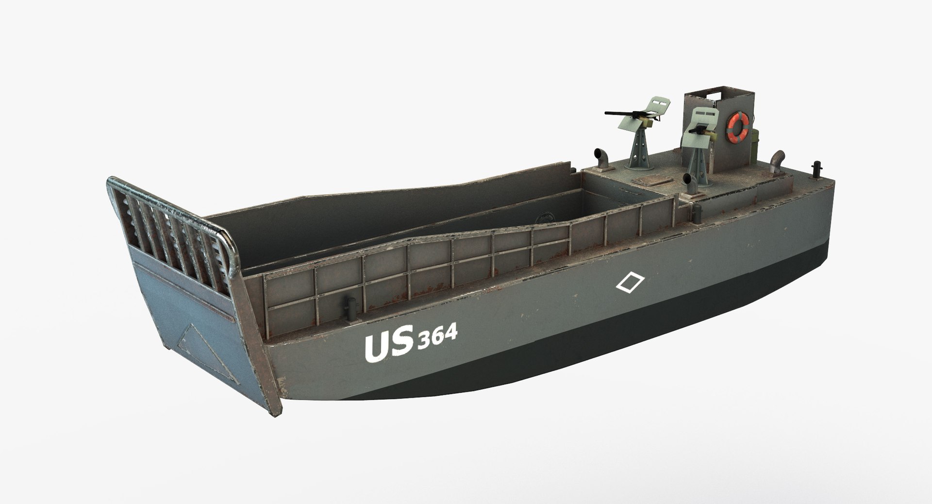 3d Landing Craft Mechanical Lcm