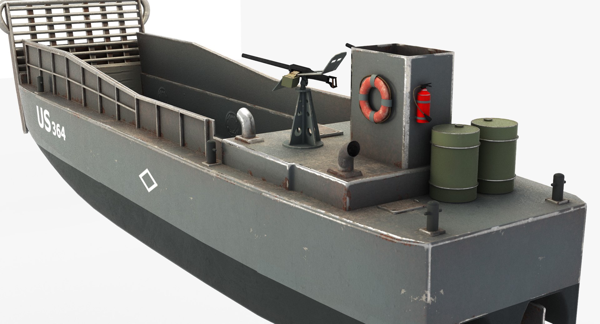 3d Landing Craft Mechanical Lcm