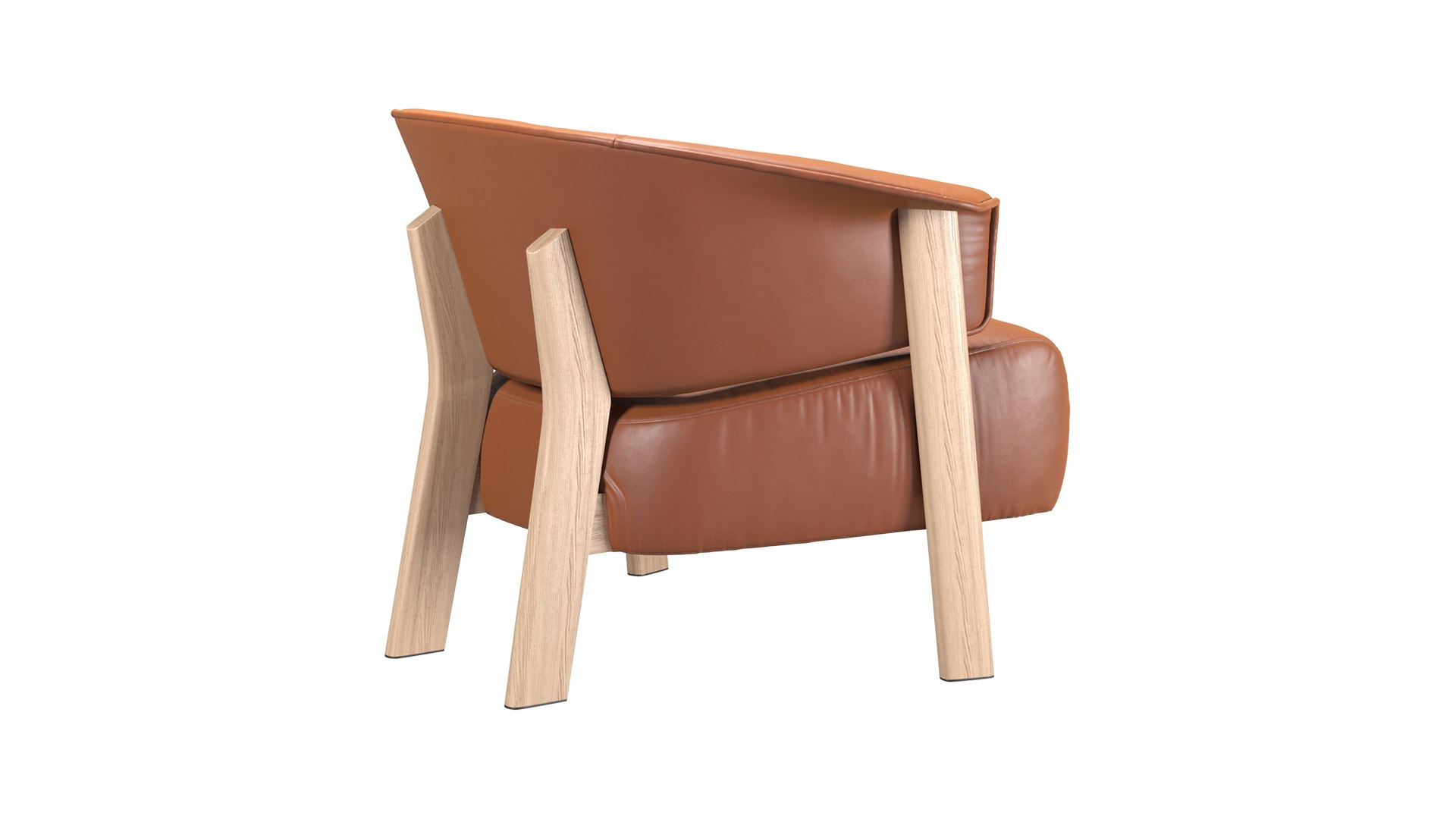3d Back Wing Armchair By Cassina Turbosquid 2054657