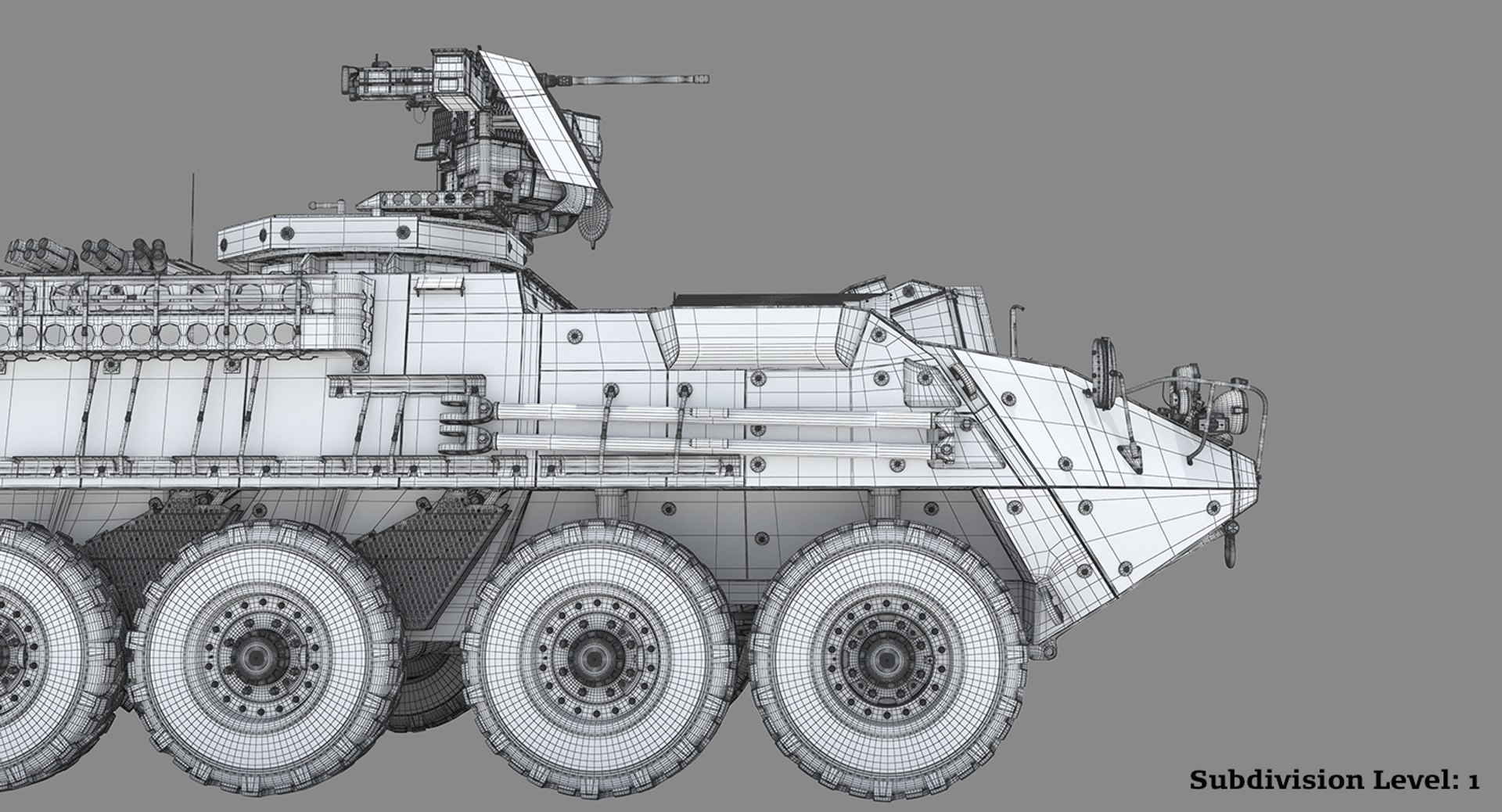 m1127 reconnaissance vehicle 3d max