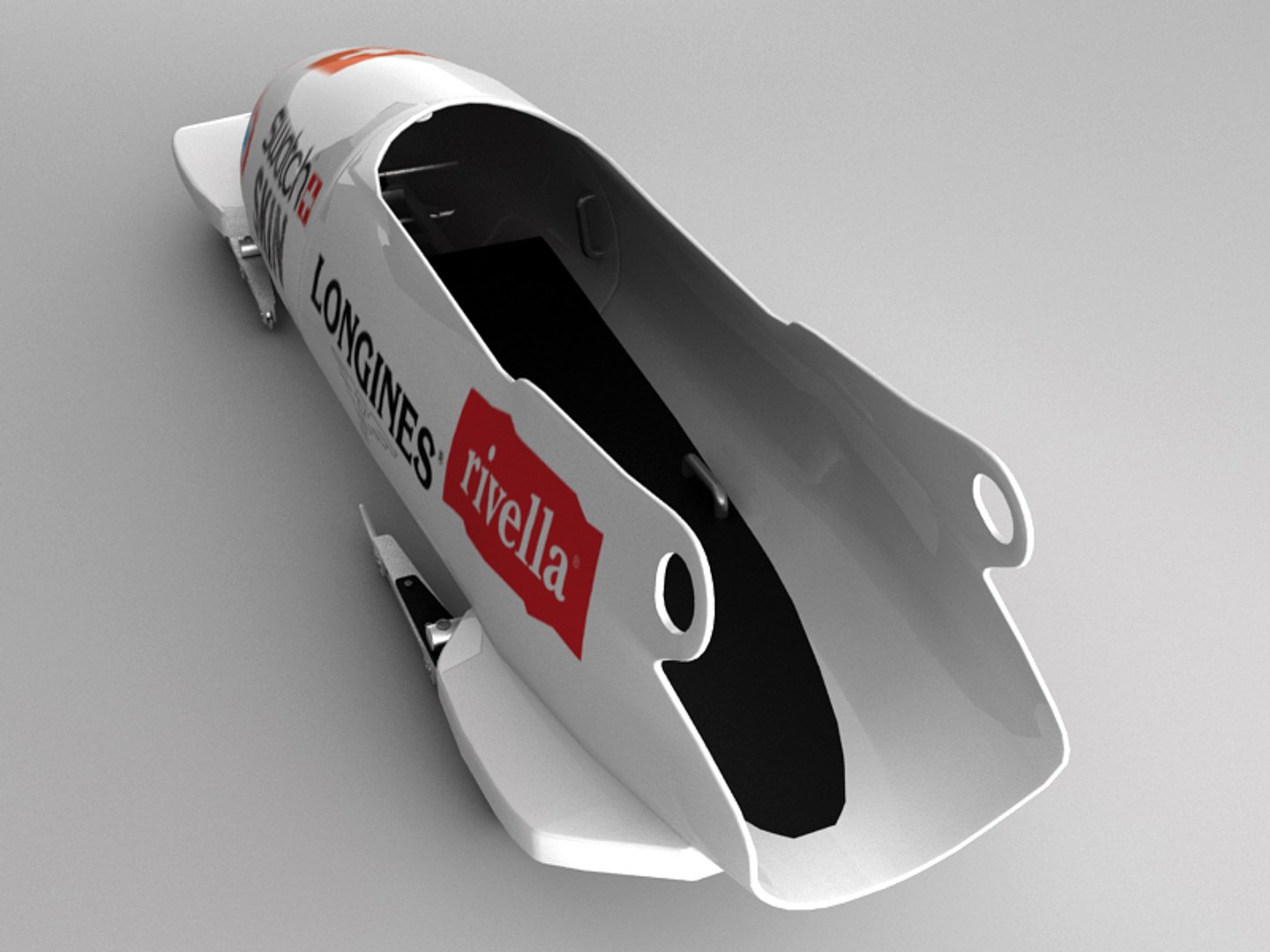 Bobsleigh Sled - Switzerland 3d Max