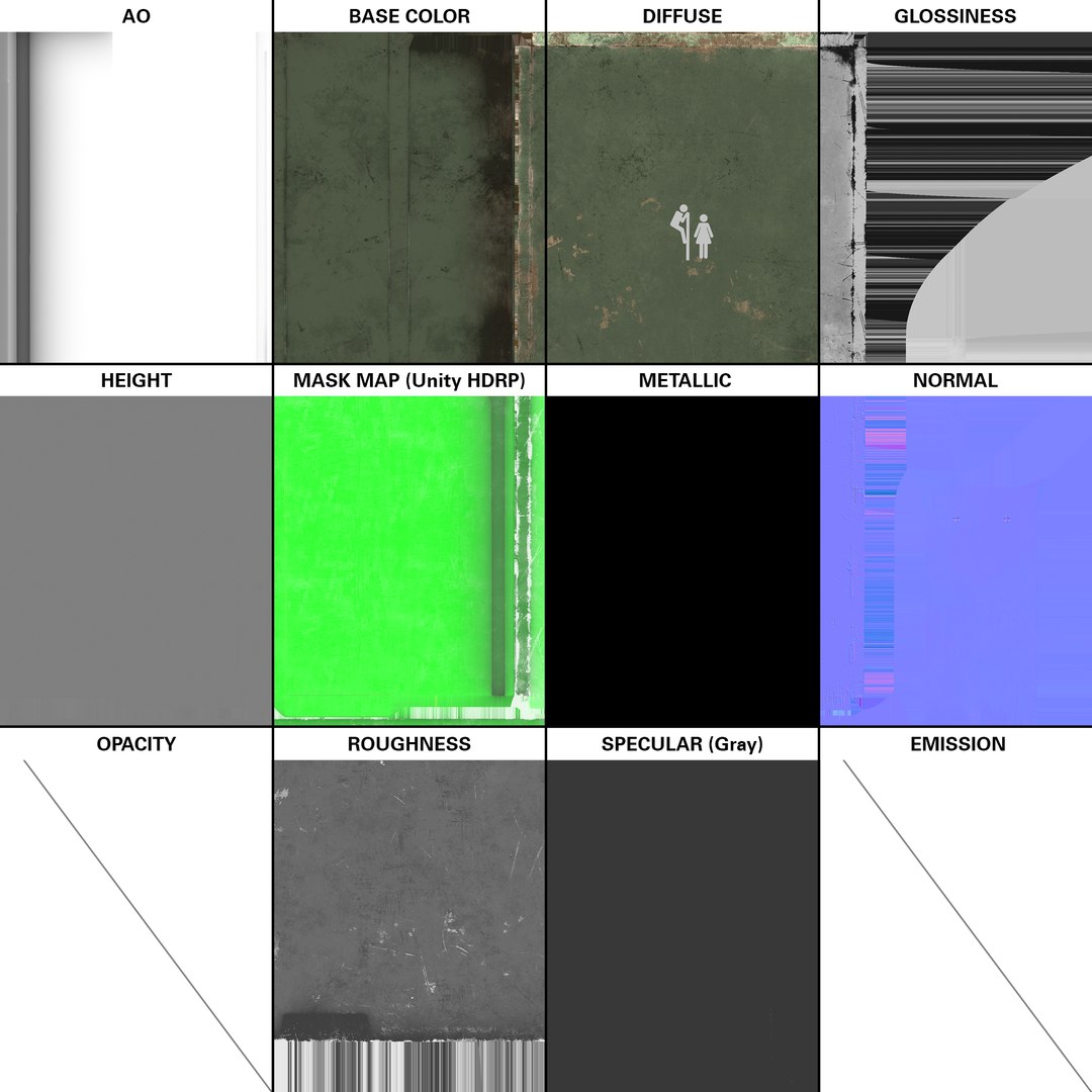 3D Basic Door Model - TurboSquid 1795650
