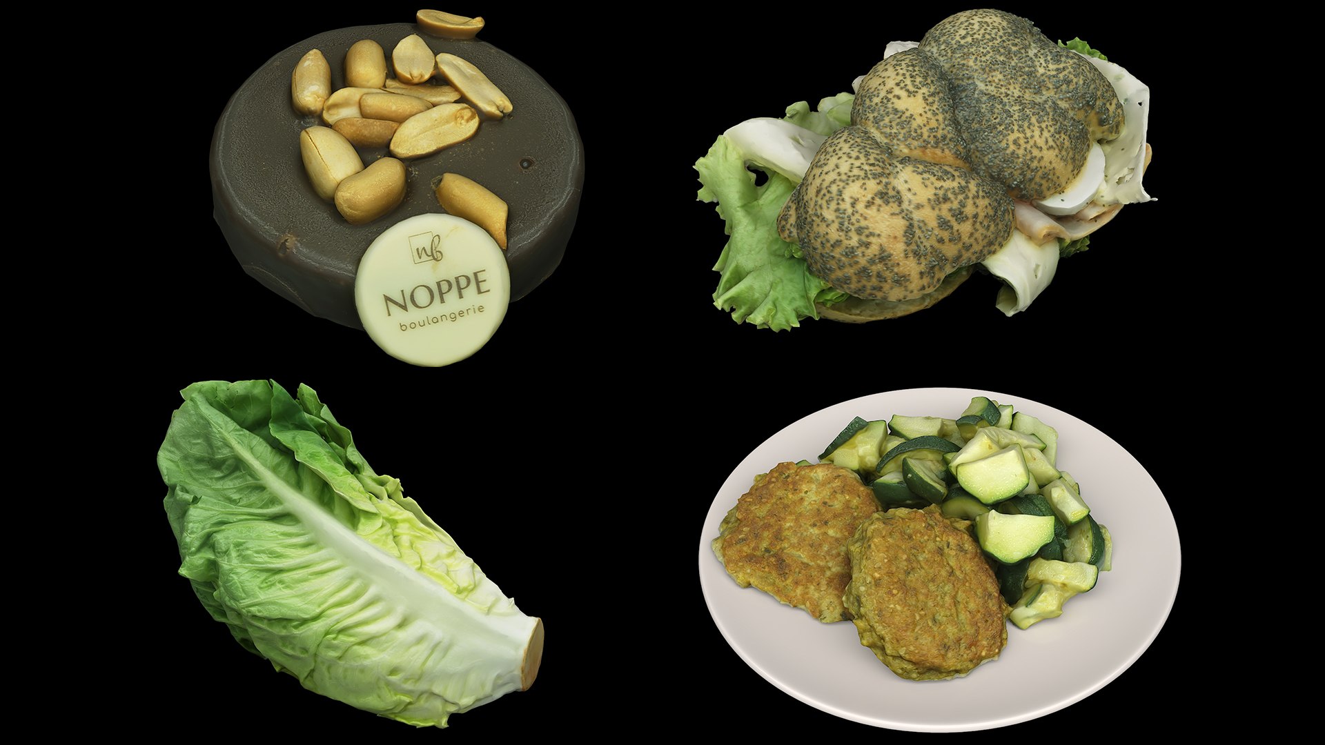 3D Food Collection 23 Mixed Model - TurboSquid 2156044