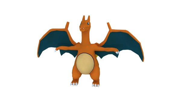 modelo 3d Pokemon de Charizard Low Poly - TurboSquid 1061365