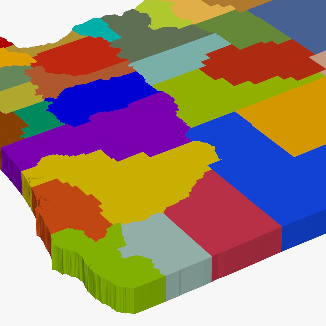 3d Counties Oregon