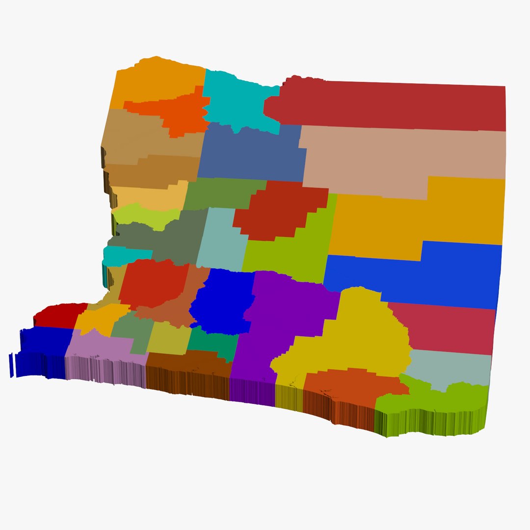 3d Counties Oregon