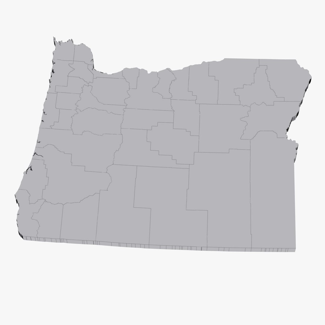 3d Counties Oregon