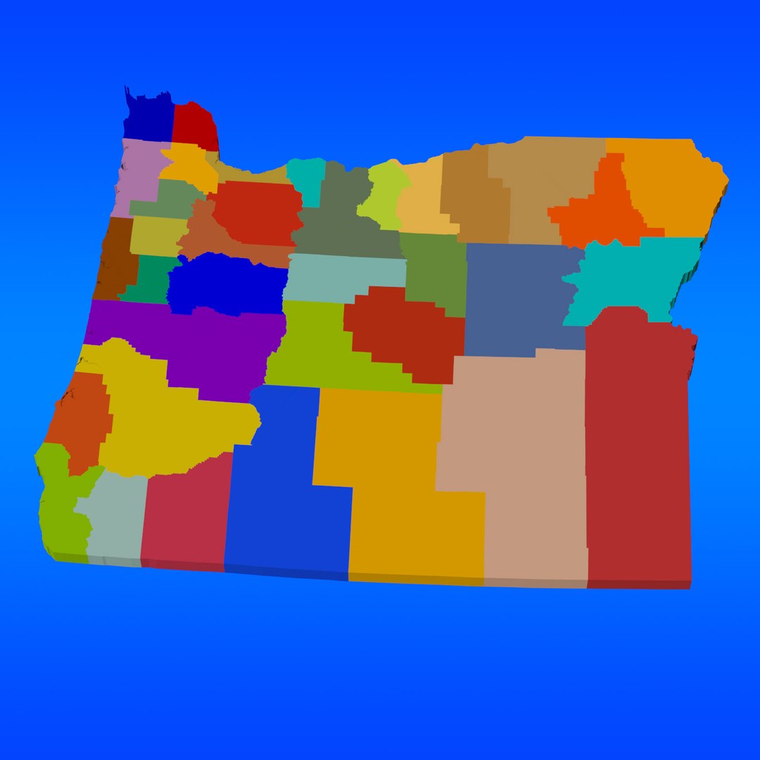 3d Counties Oregon