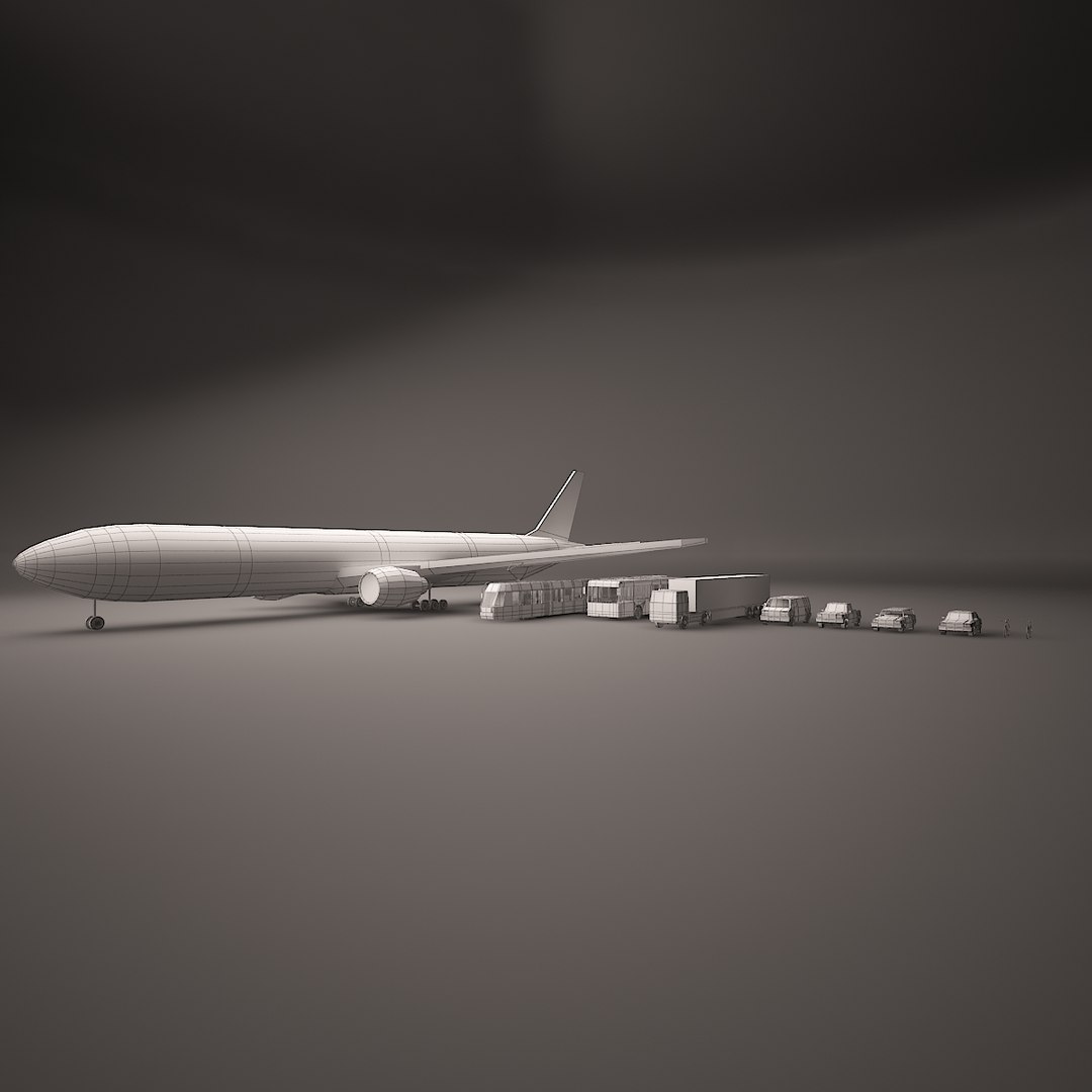 Simple Transportation Set Simply 3D Model - TurboSquid 1150446