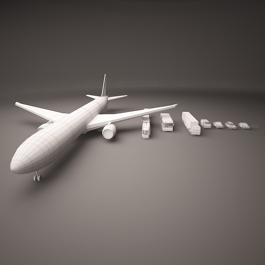 Simple Transportation Set Simply 3D Model - TurboSquid 1150446