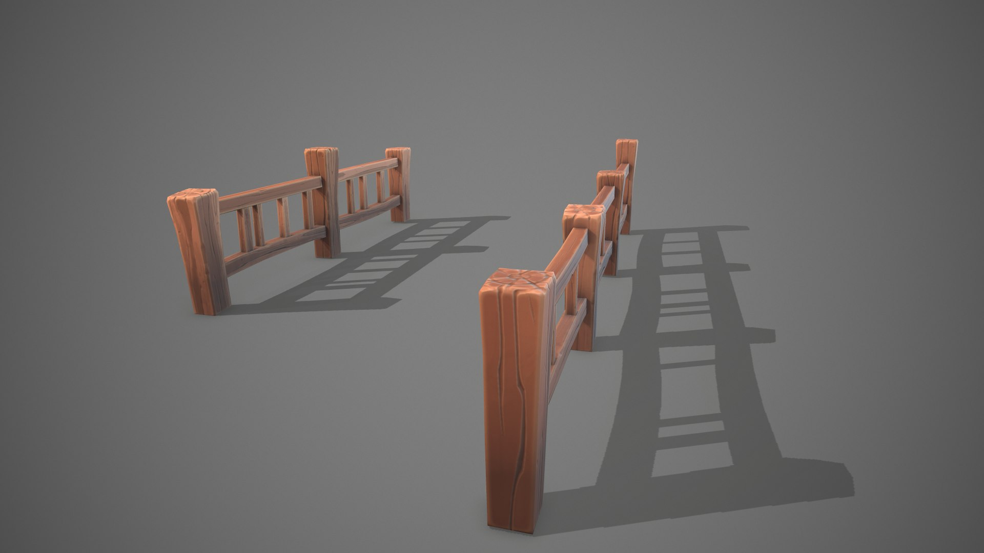 Stylized Fence 3D - TurboSquid 1870183