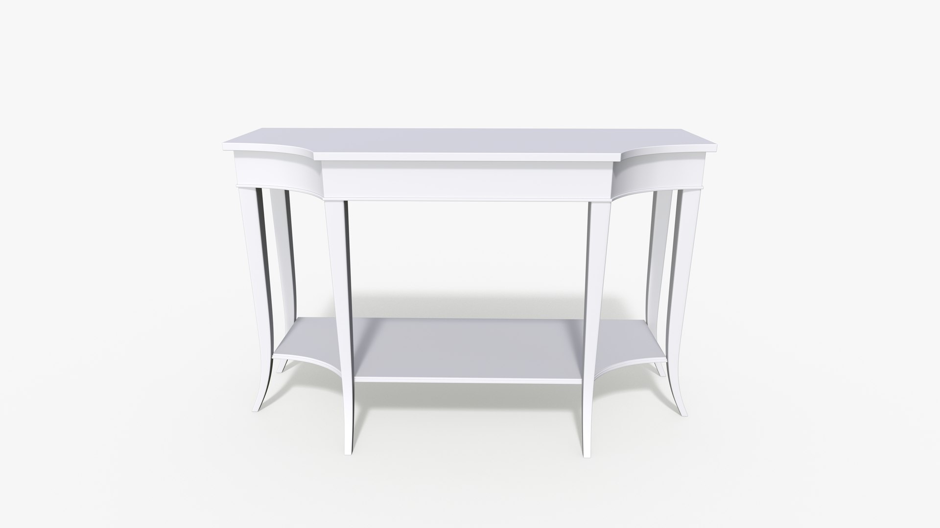 3D Decorative Wooden Console Model - TurboSquid 2413315
