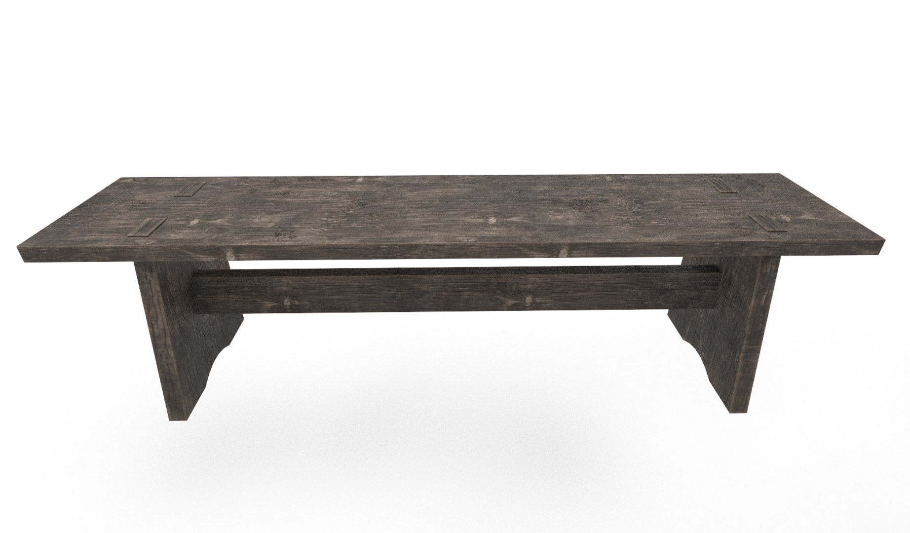 Free 3ds Model Medieval Bench