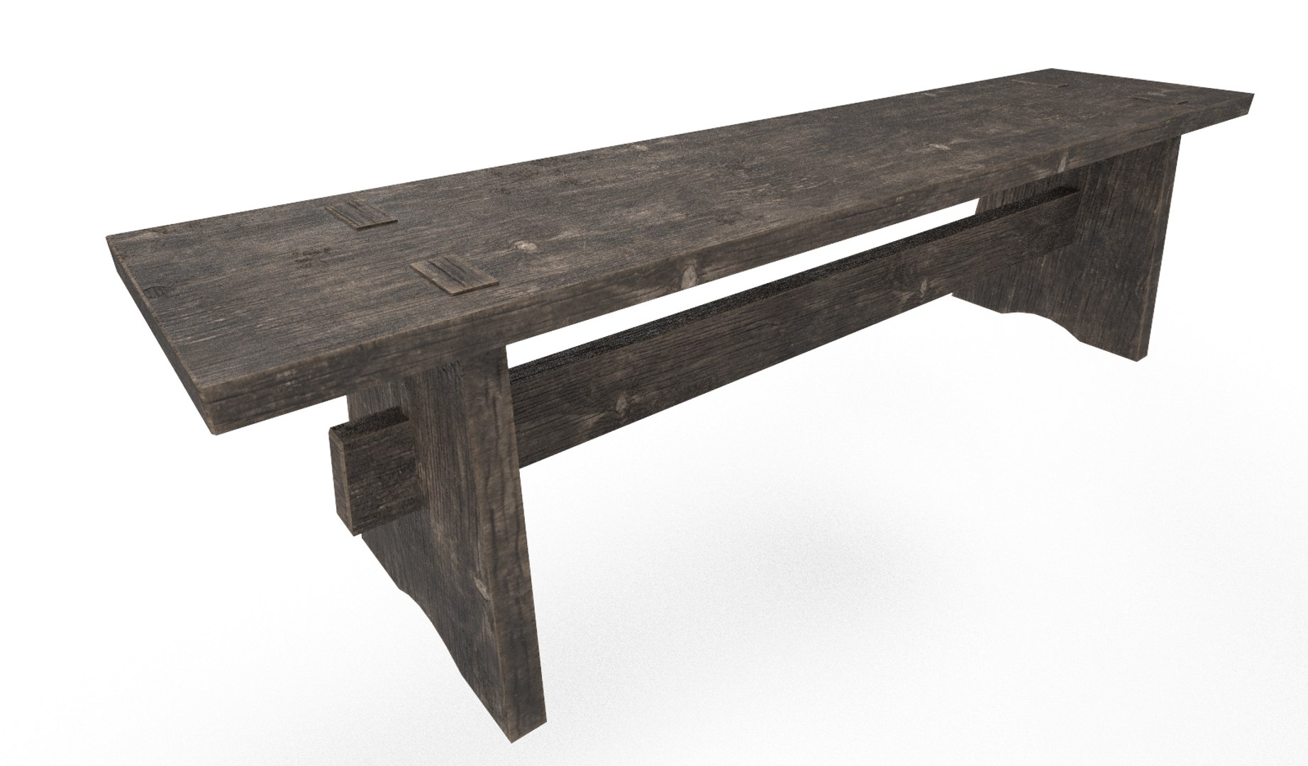 Free 3ds Model Medieval Bench