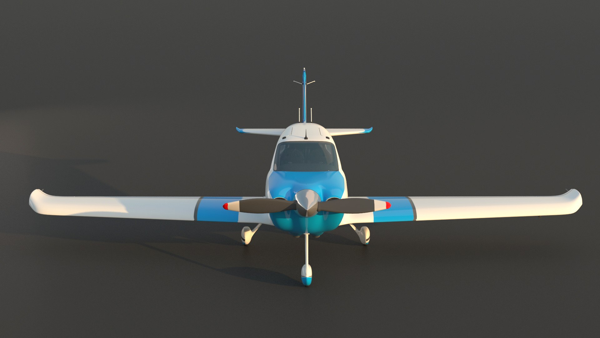 Generic Light Aircraft Airplane 3D Model - TurboSquid 1470009