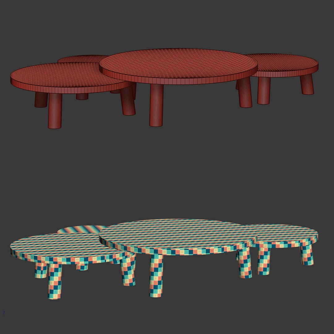 Ash Trifecta Tables By Christian Woo Model - TurboSquid 1755057