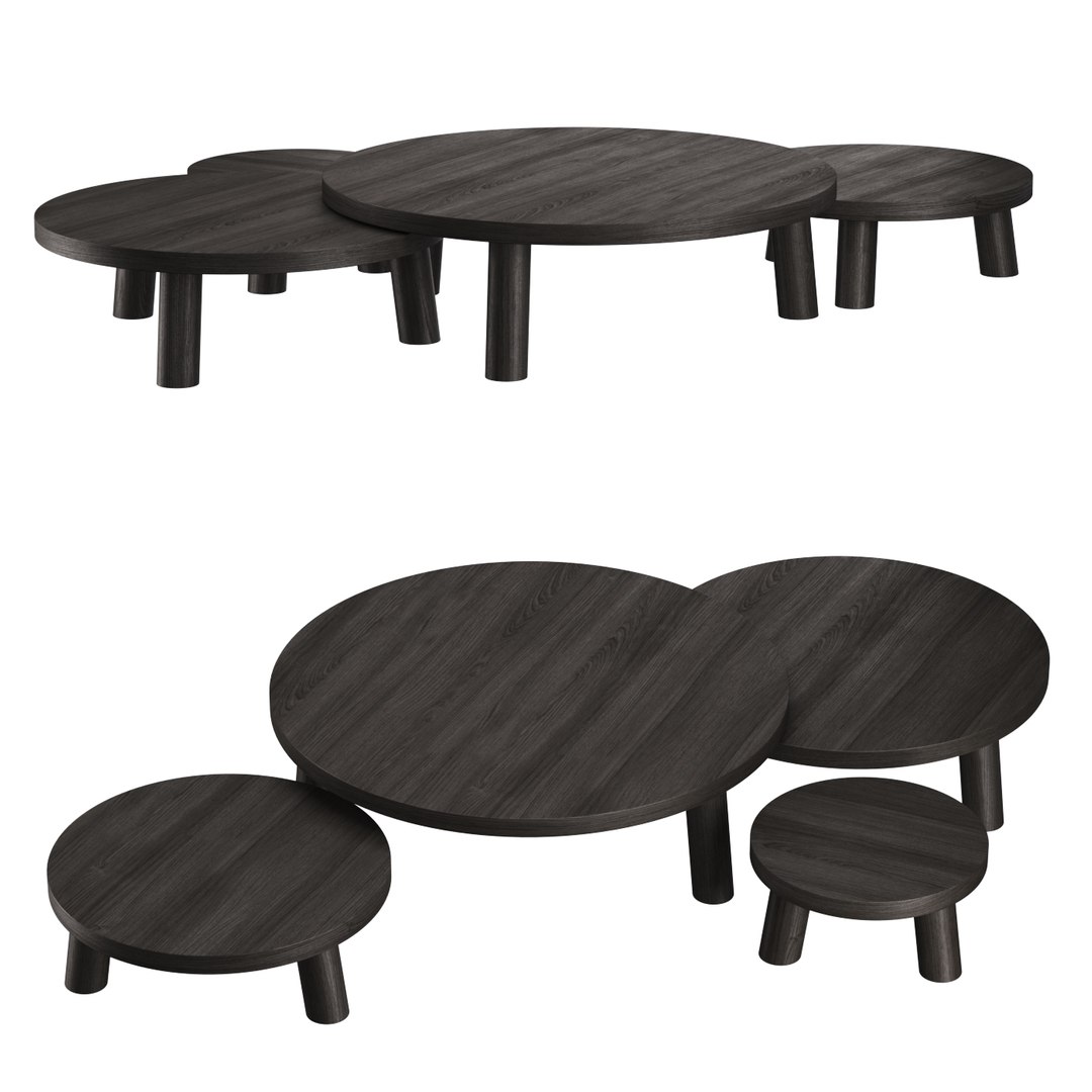 Ash Trifecta Tables By Christian Woo Model - TurboSquid 1755057