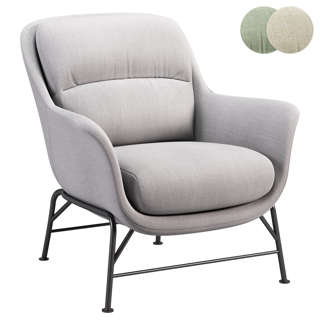 SADIRA Armchair - TEULAT 3D Model - TurboSquid 2171042