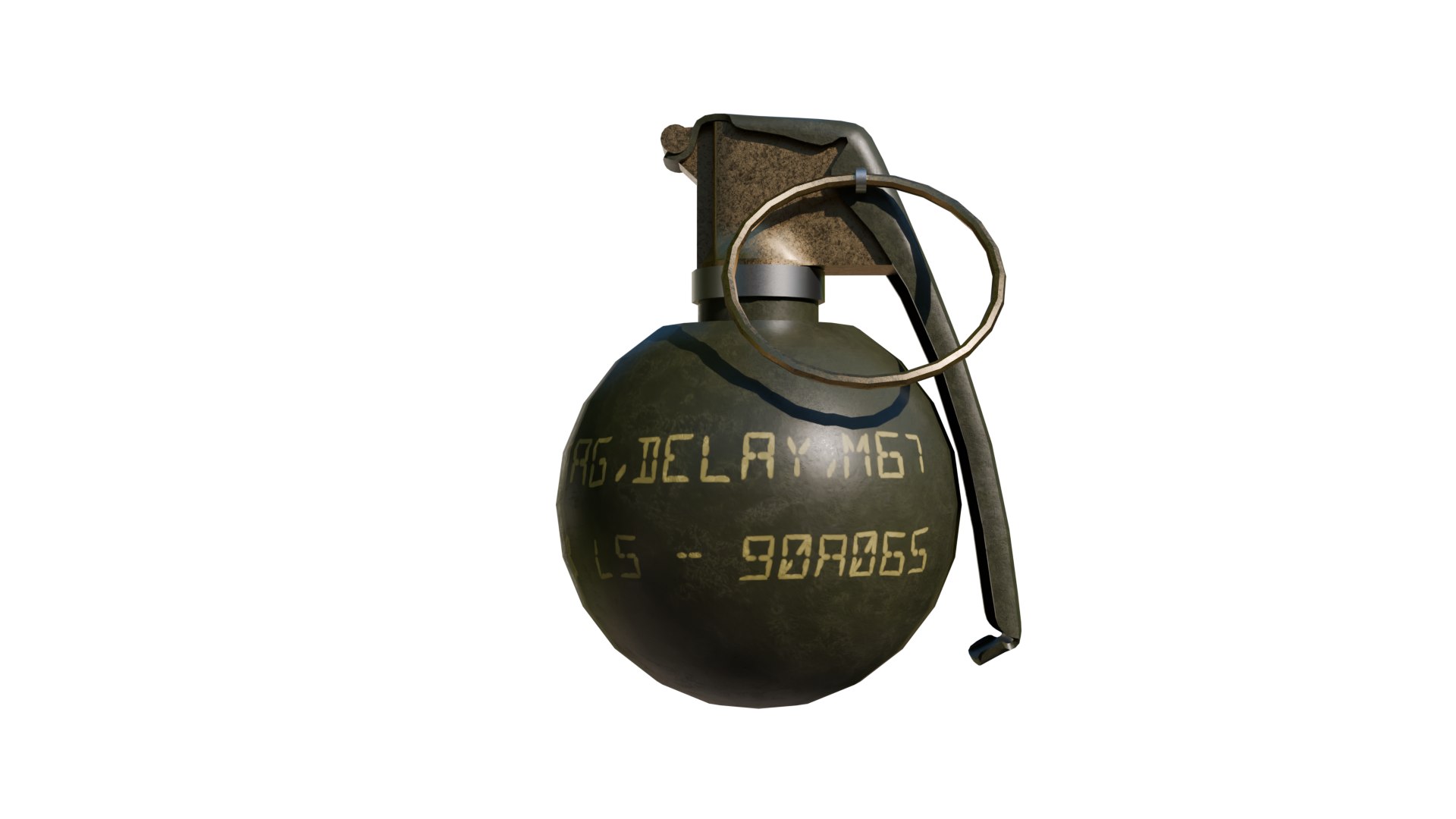 3D M67 Frag Grenade Model - TurboSquid 2289737