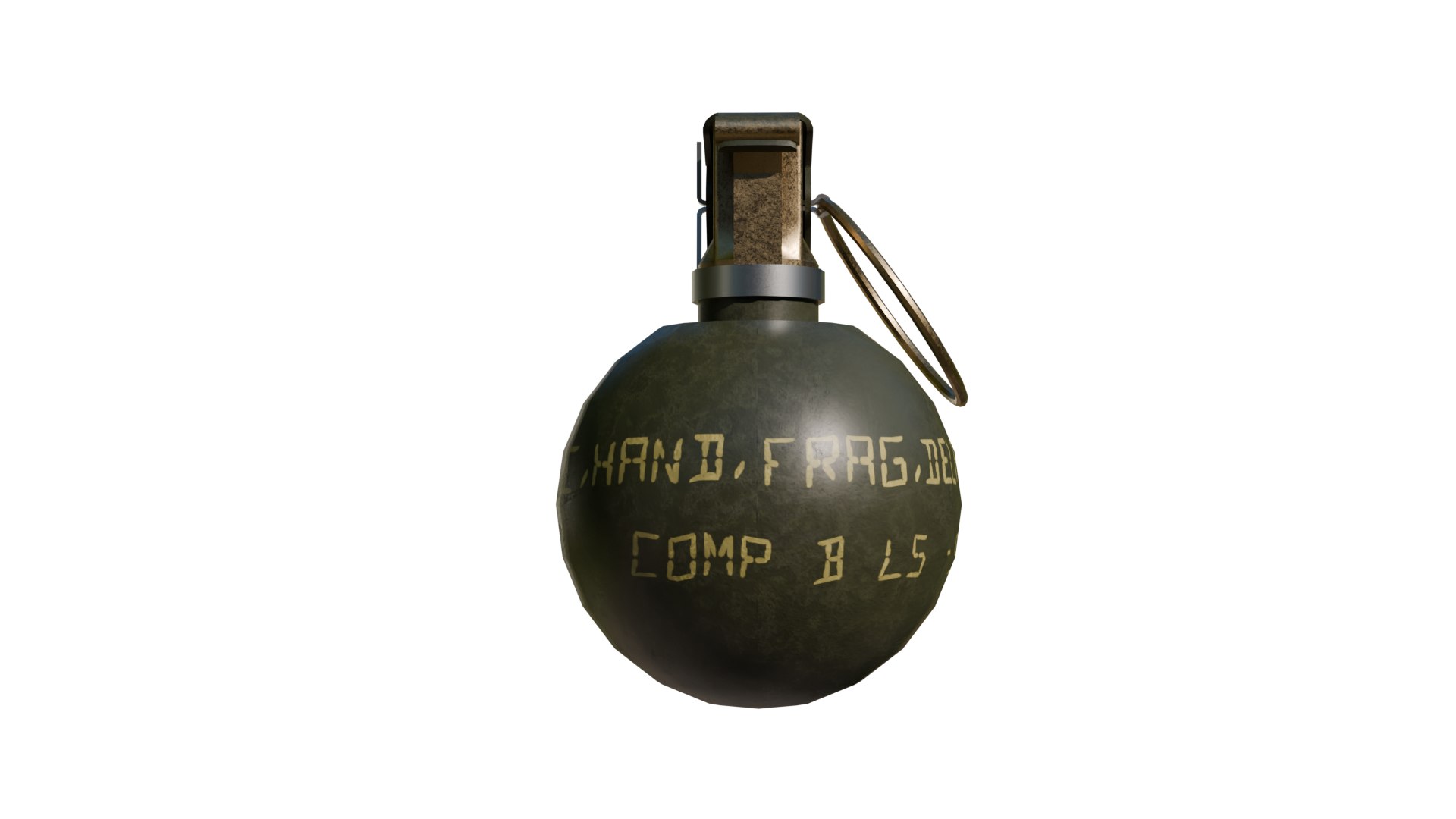 3D M67 Frag Grenade Model - TurboSquid 2289737