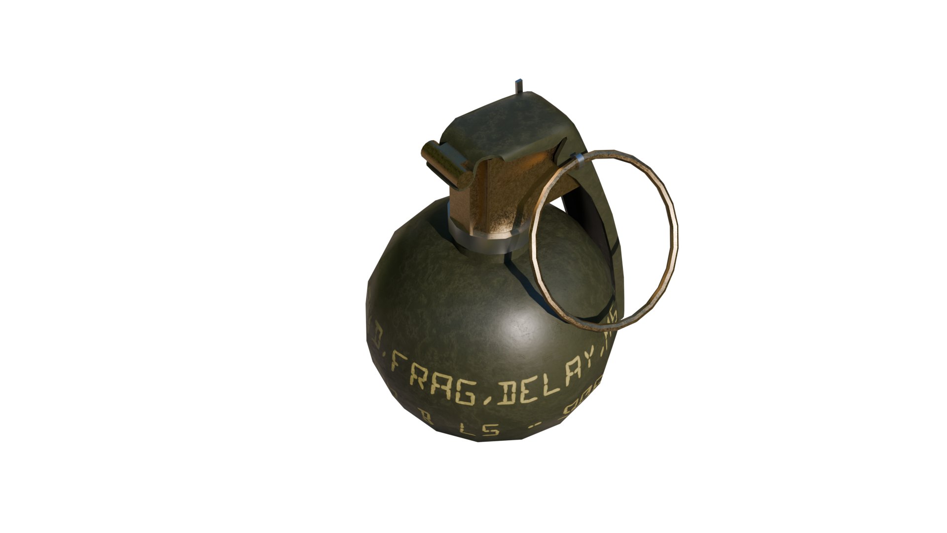 3D M67 Frag Grenade Model - TurboSquid 2289737