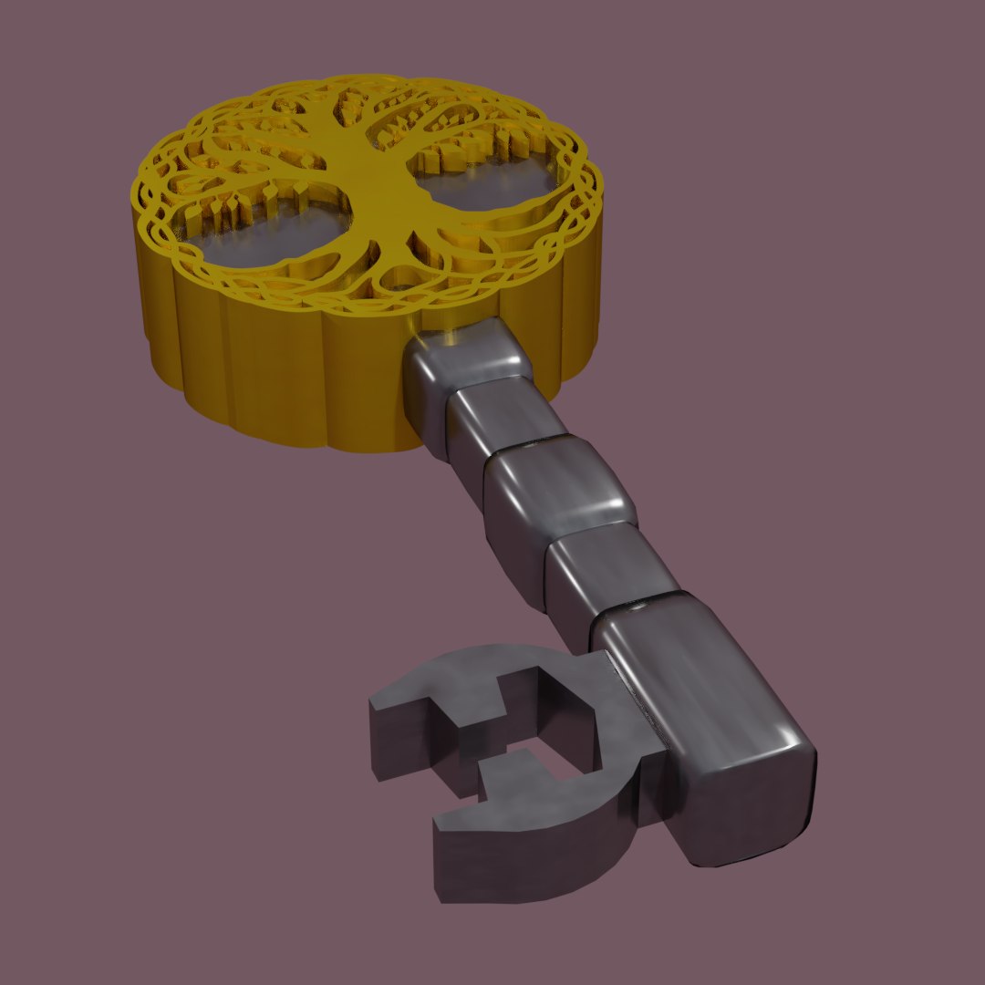3D Fantasy Key Model - TurboSquid 1255607