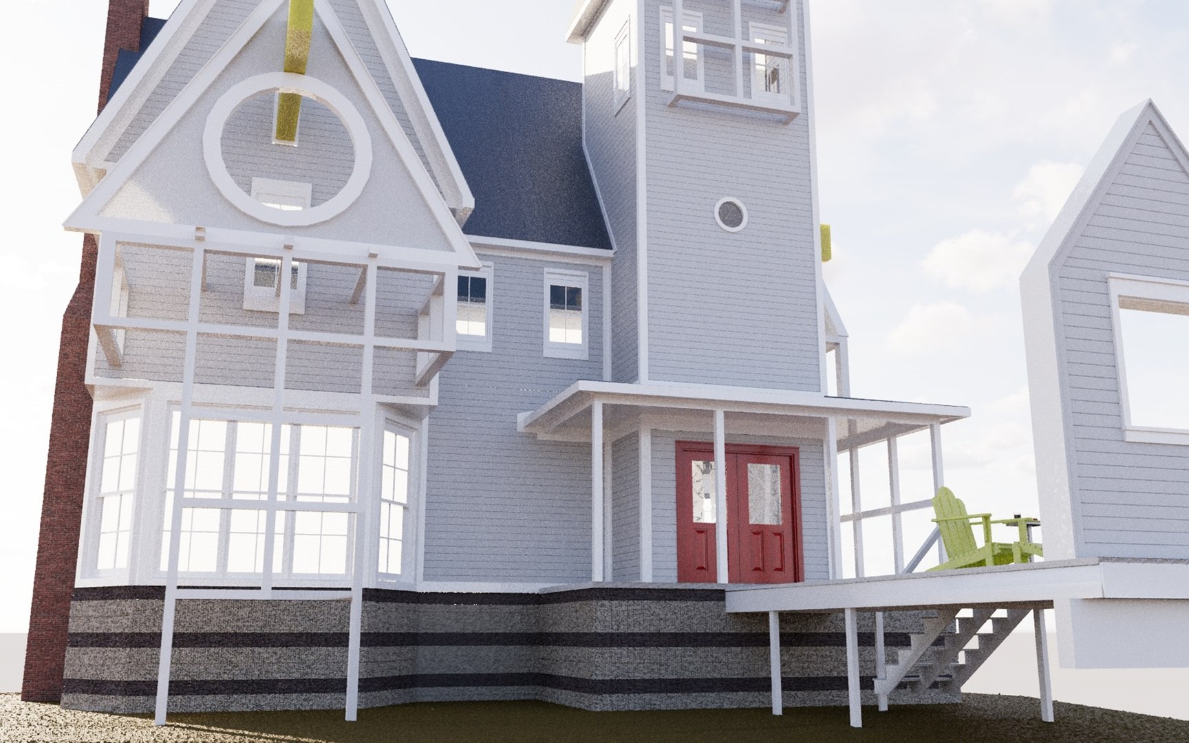 Beetlejuice House 3D Model - TurboSquid 2211653