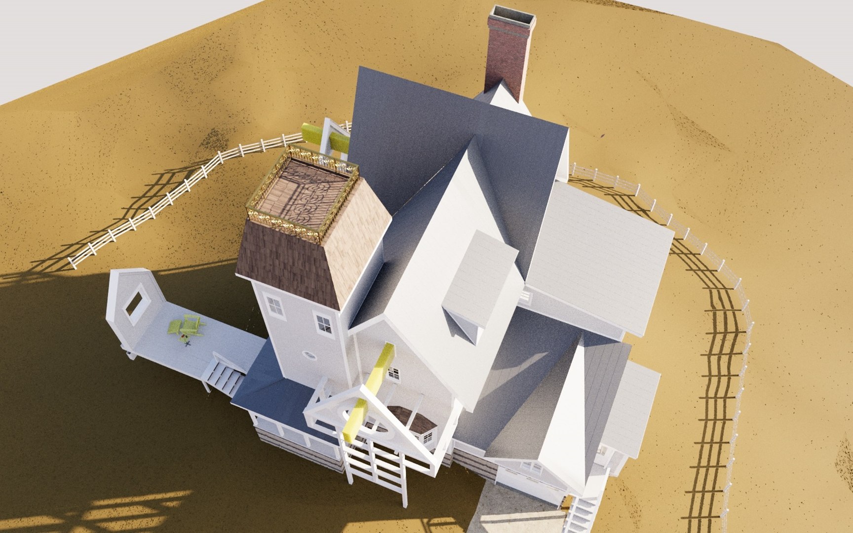 Beetlejuice House 3D Model - TurboSquid 2211653