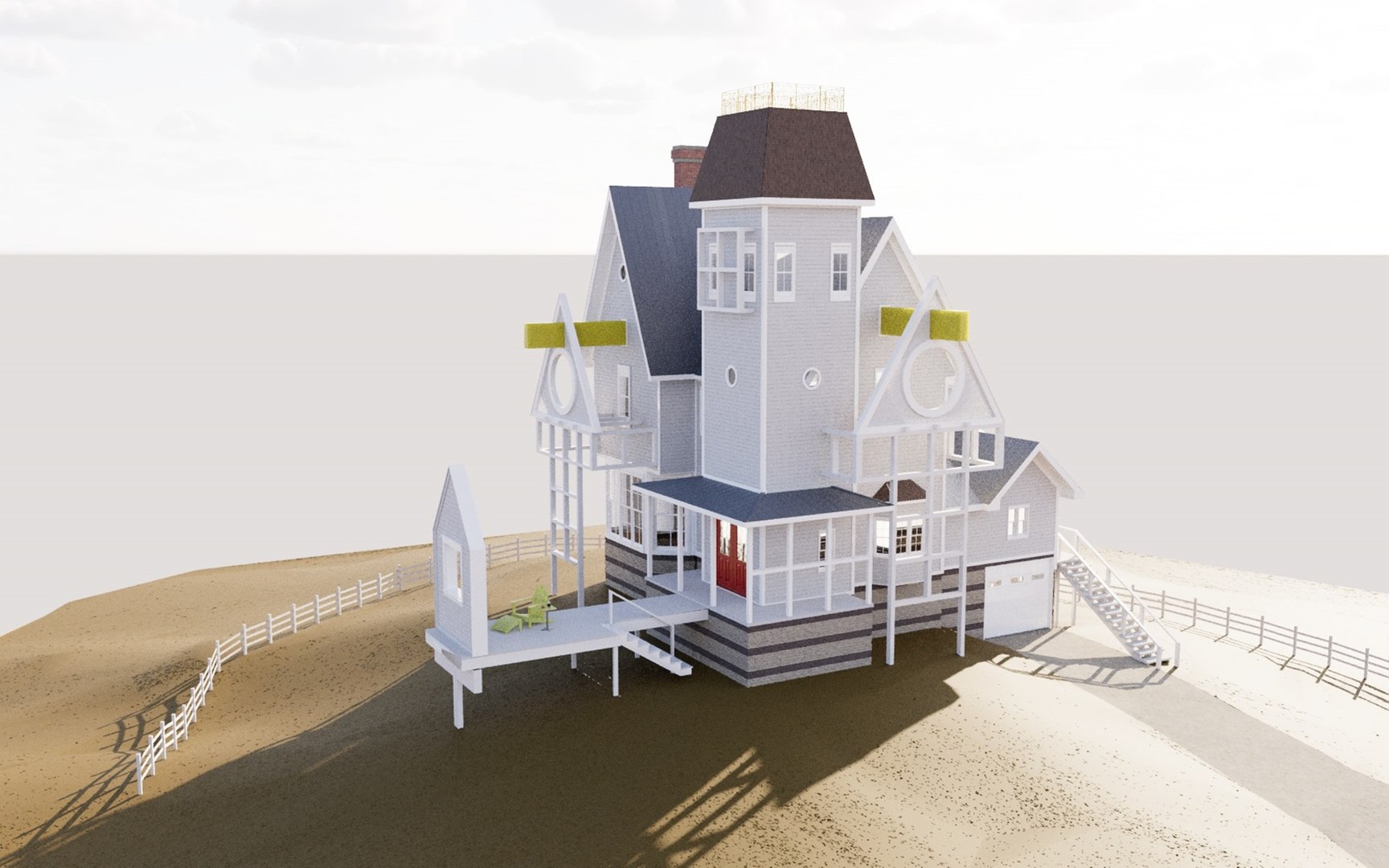 Beetlejuice House 3D Model - TurboSquid 2211653