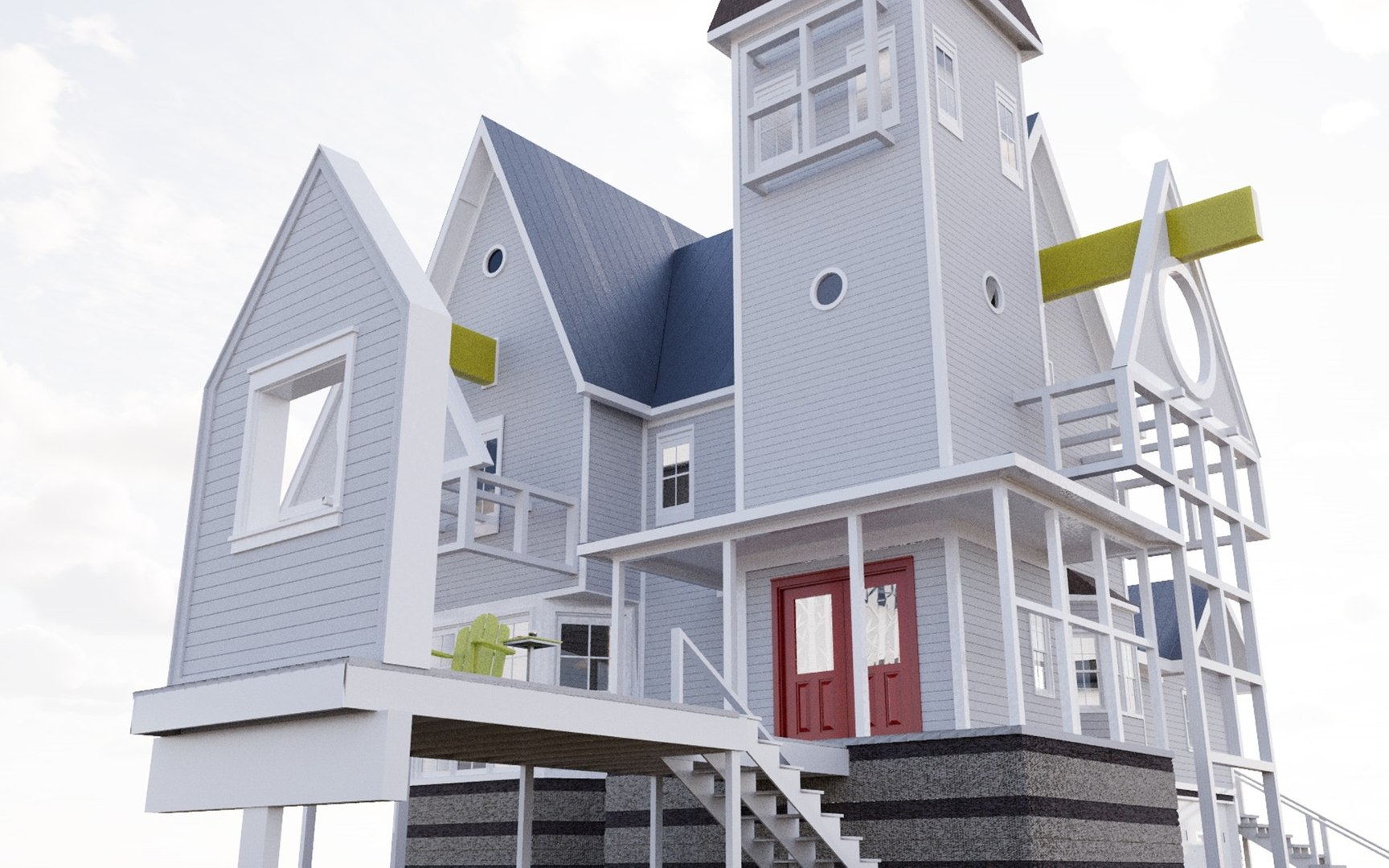 Beetlejuice House 3D Model - TurboSquid 2211653