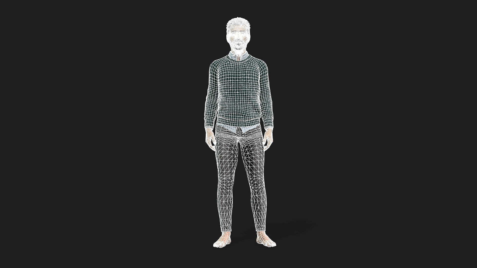 Realistic Man Character Game And Animation Ready 3D Model - TurboSquid ...