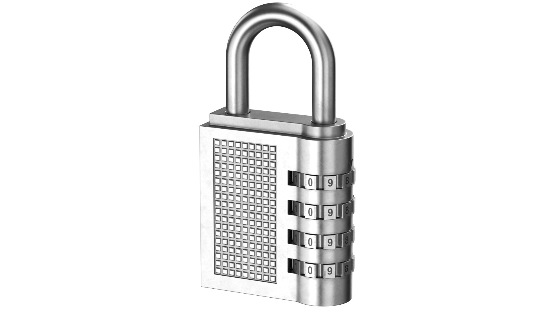 3D Detailed Combination Padlock - TurboSquid 2271689