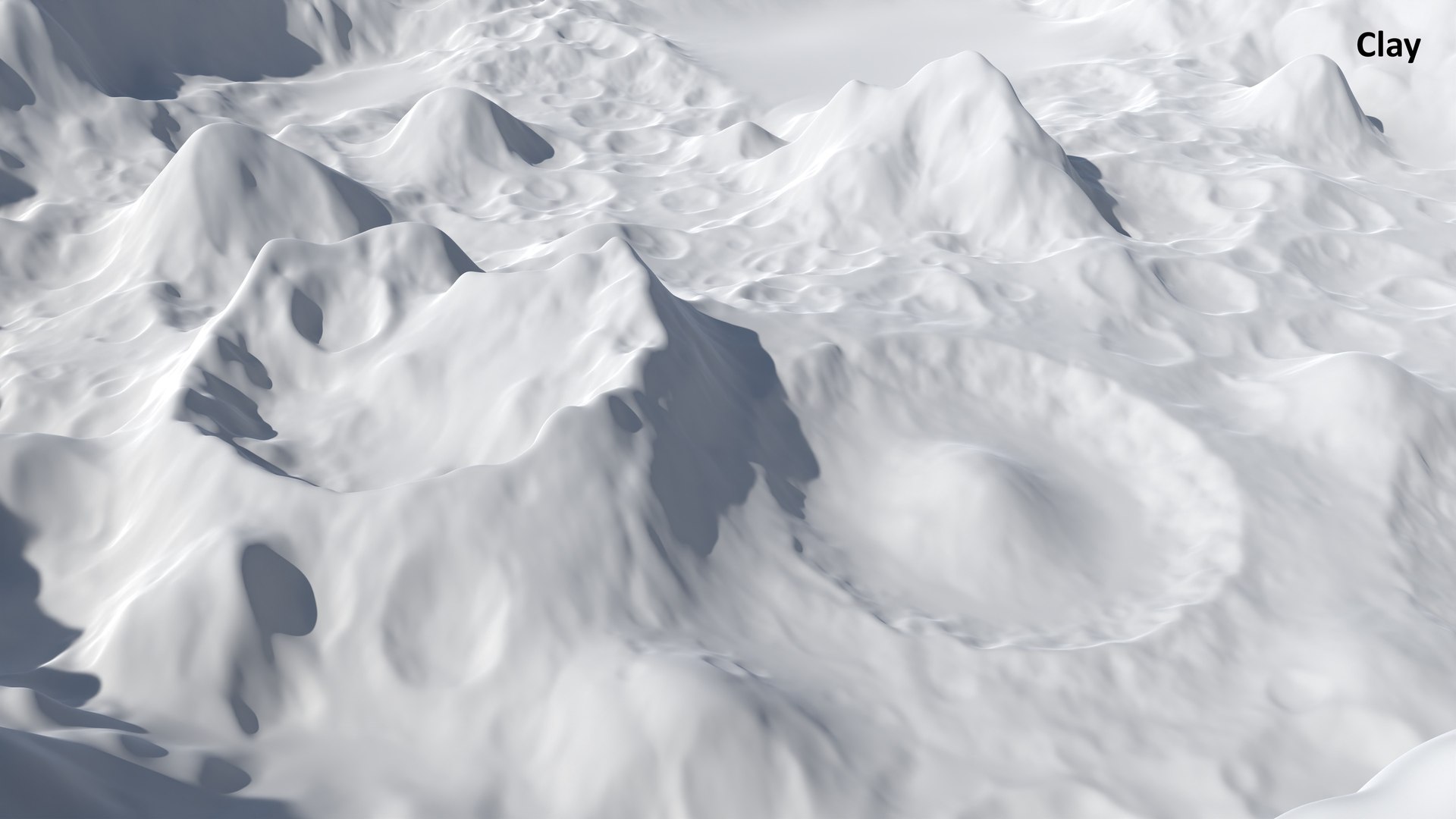 Moon Crater Terrain For Games 3D Model - TurboSquid 2285967