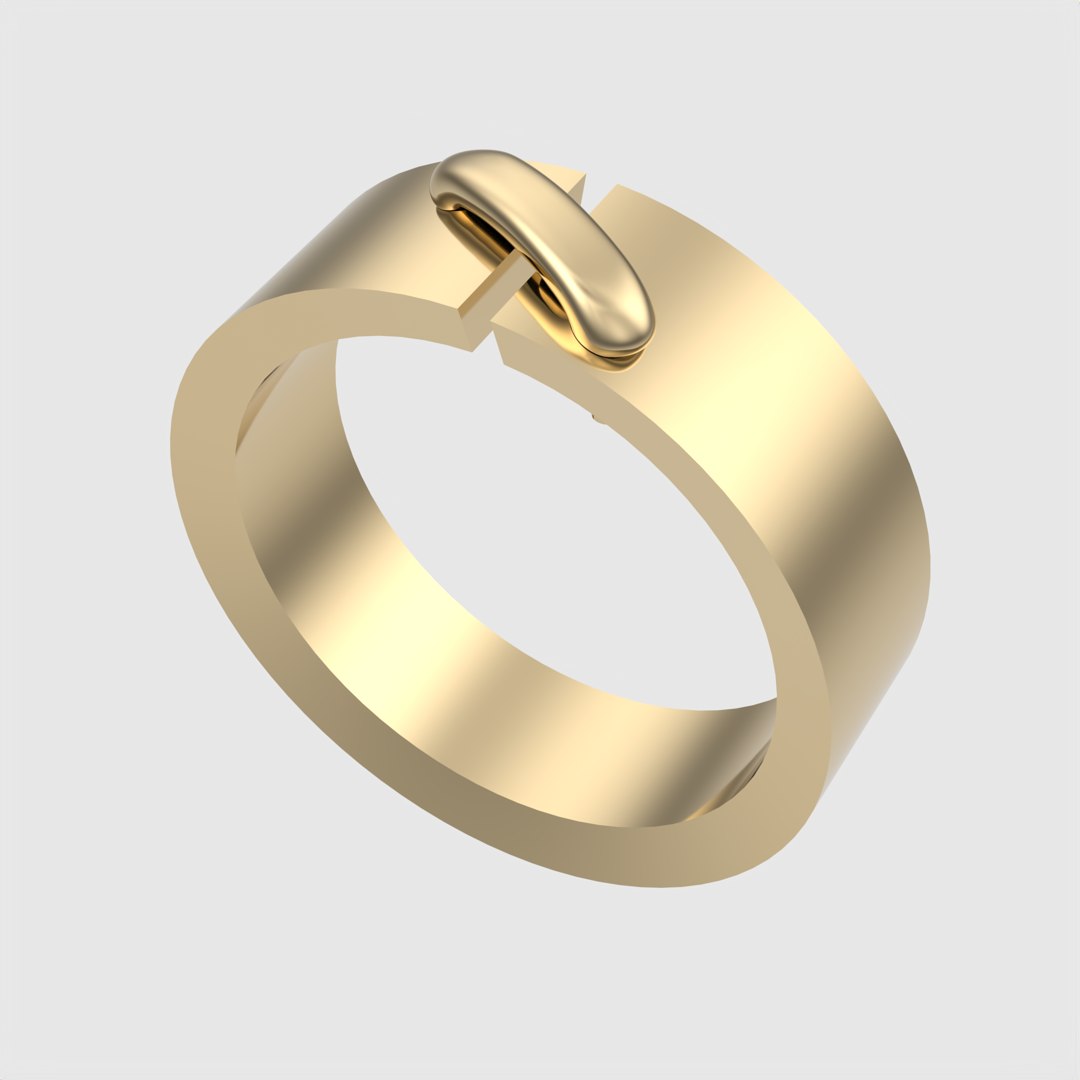 Contemporary Oval Accent Ring JDBCo Model - TurboSquid 2345141