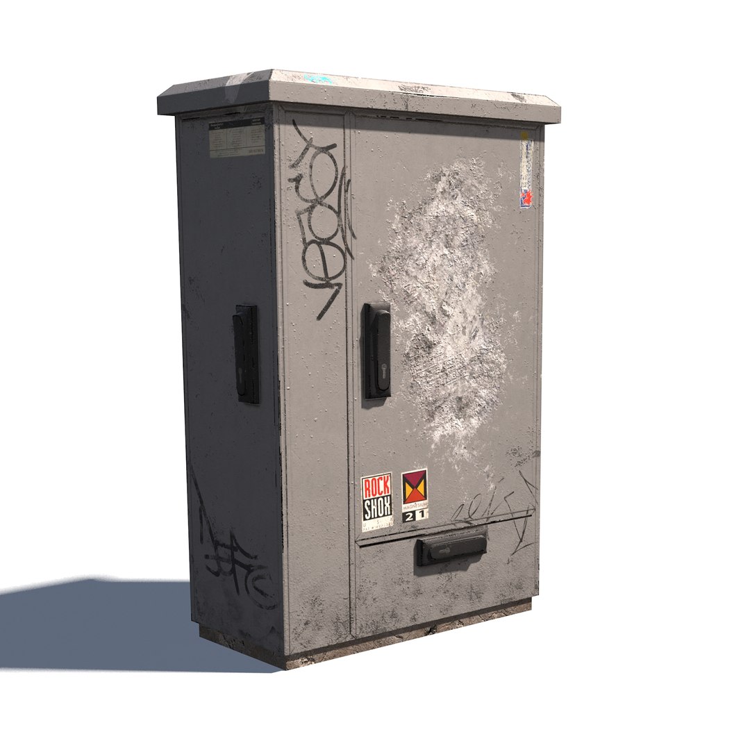 Pbr Box Electric 3D - TurboSquid 1346893