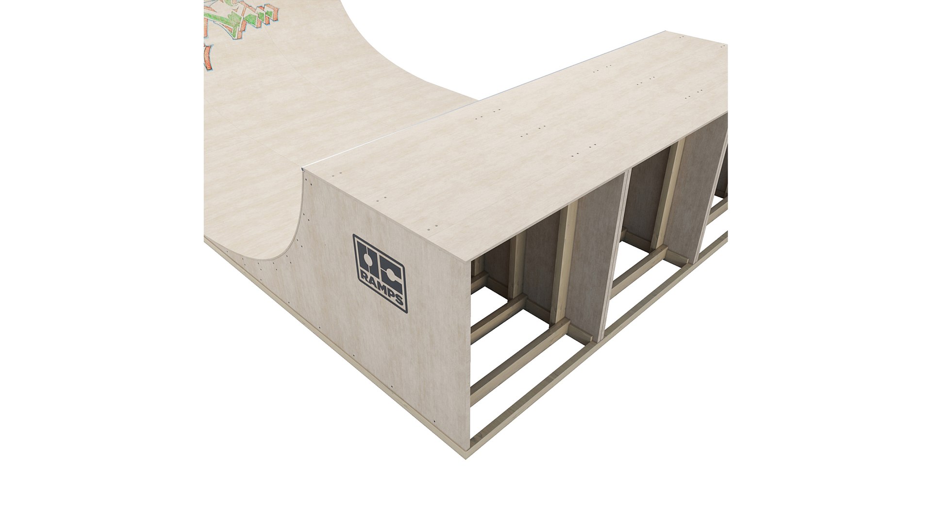 3D OC Ramps Halfpipe Ramp - TurboSquid 2126631