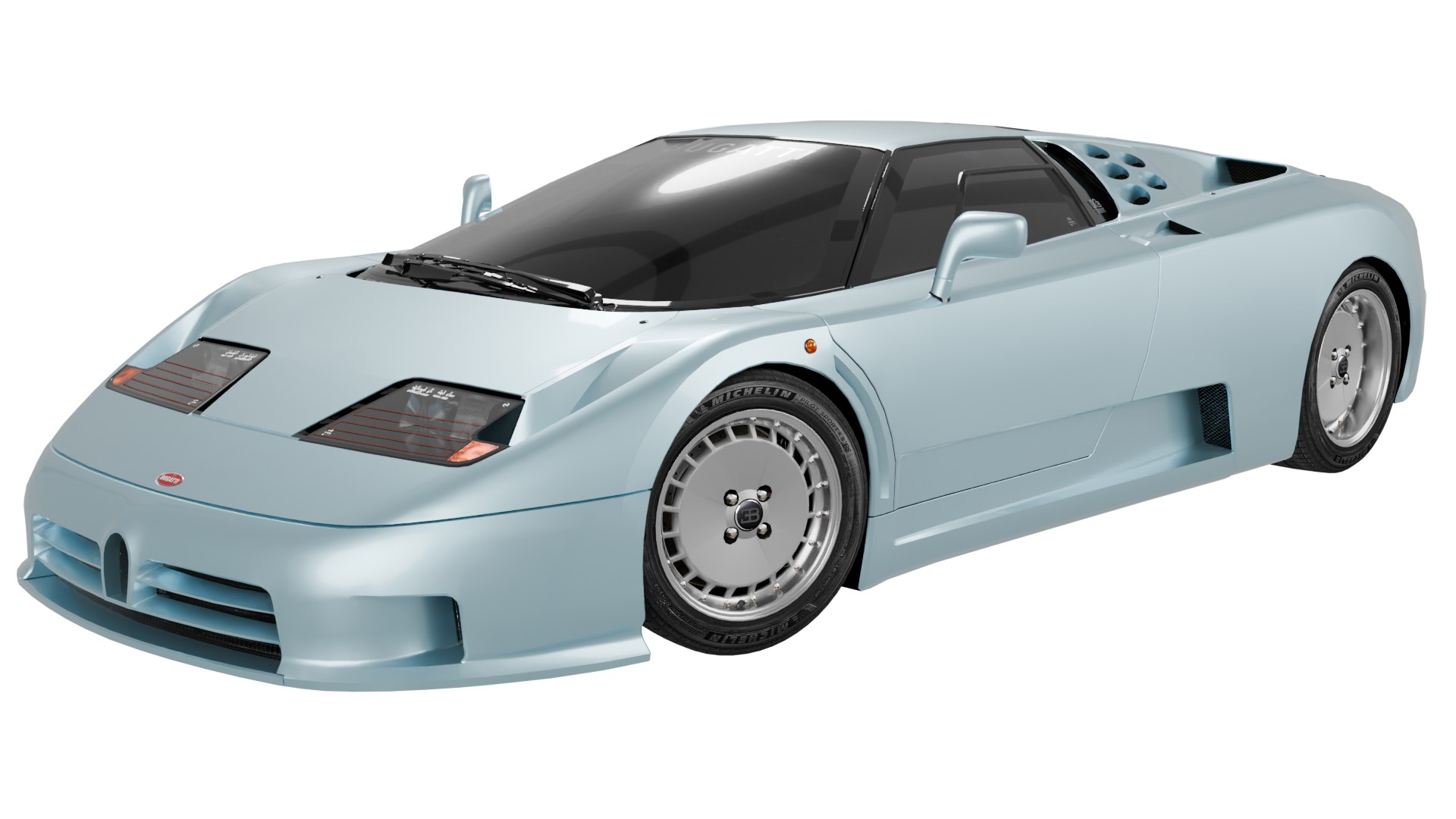 Bugatti EB110 3D Model - TurboSquid 2351789