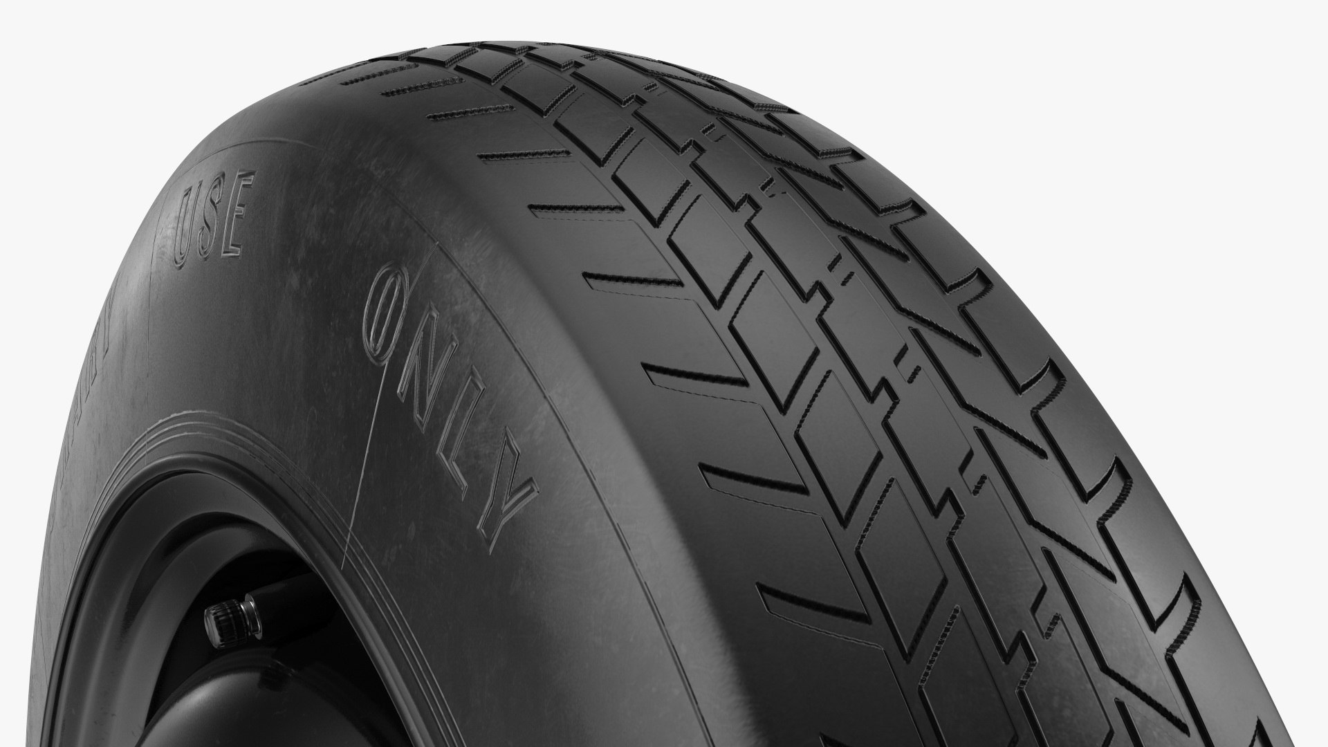 3D Model Temporary Spare Wheel With Tyre 125 R15 - TurboSquid 1745119