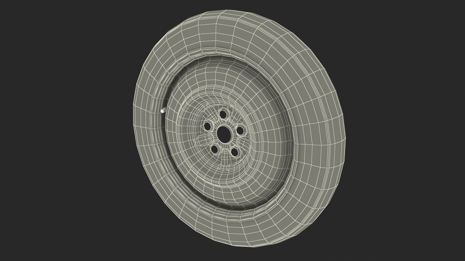 3D Model Temporary Spare Wheel With Tyre 125 R15 - TurboSquid 1745119