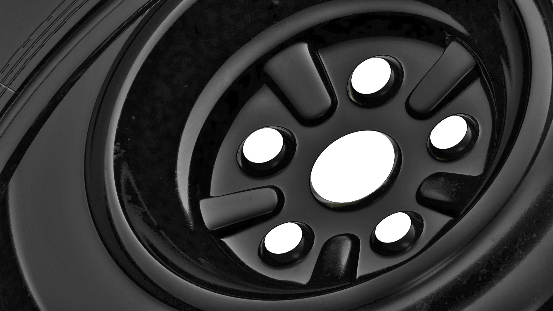 3D Model Temporary Spare Wheel With Tyre 125 R15 - TurboSquid 1745119