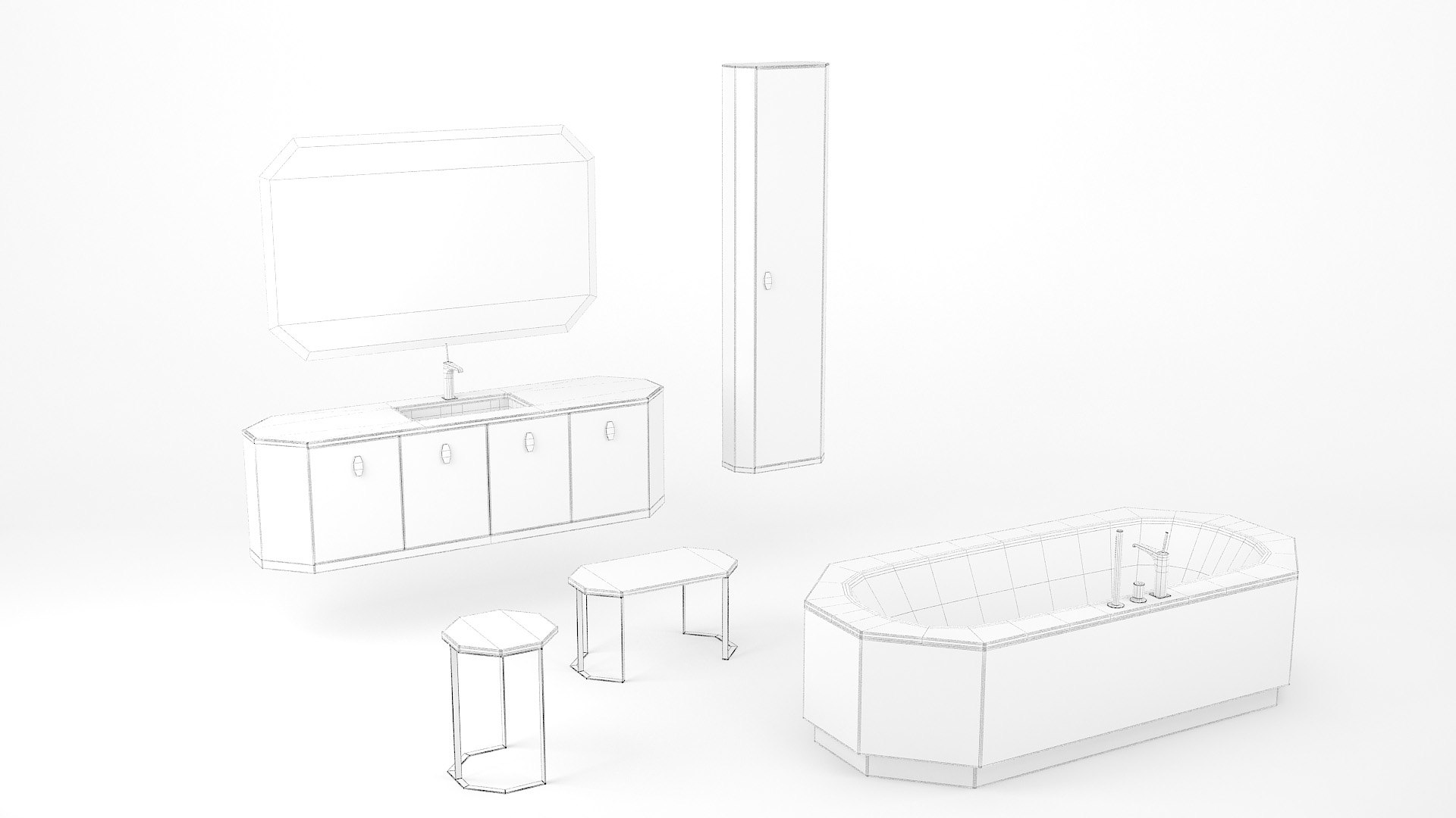 3D Set V-ray Model - TurboSquid 1255351