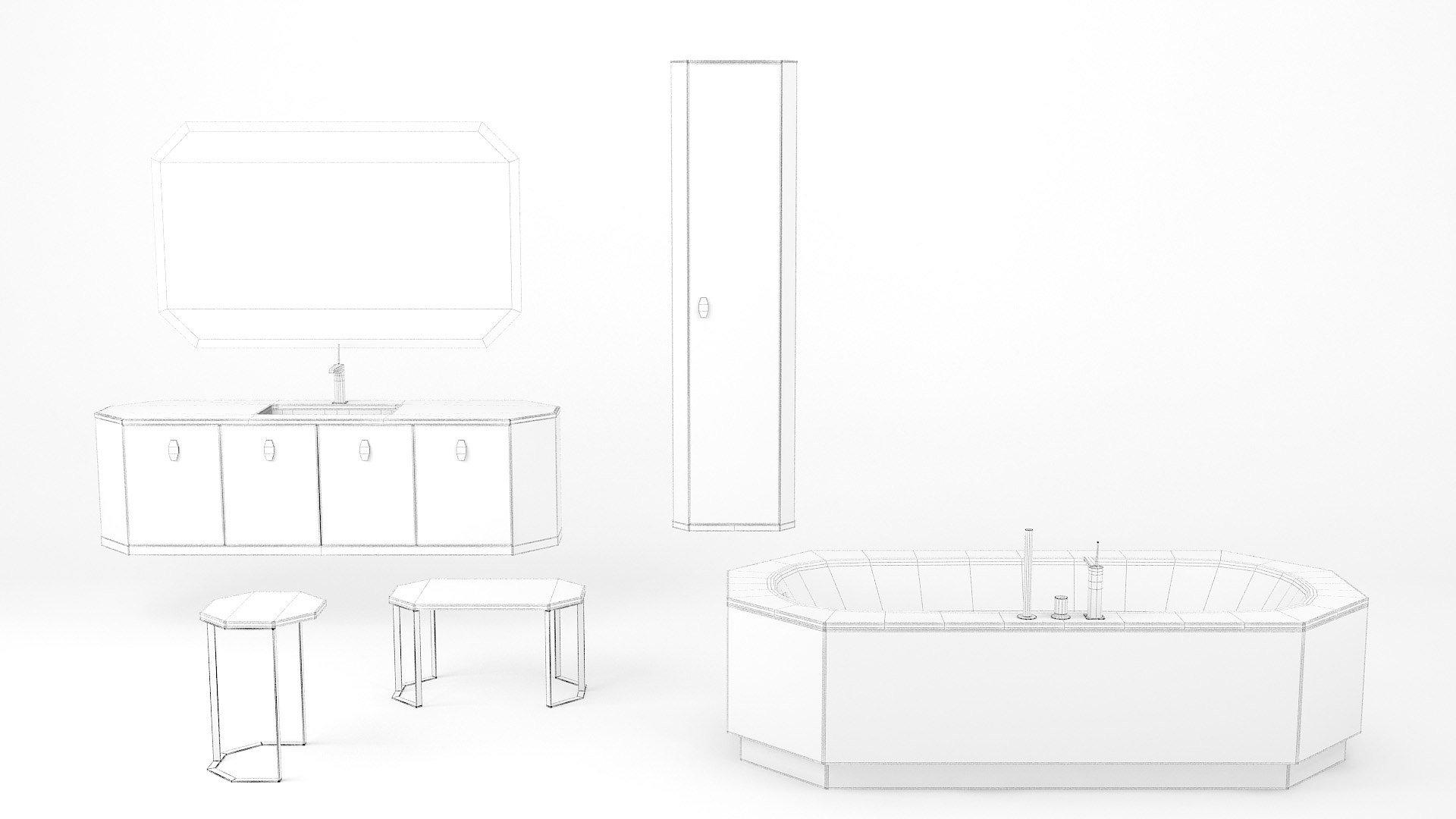 3D Set V-ray Model - TurboSquid 1255351