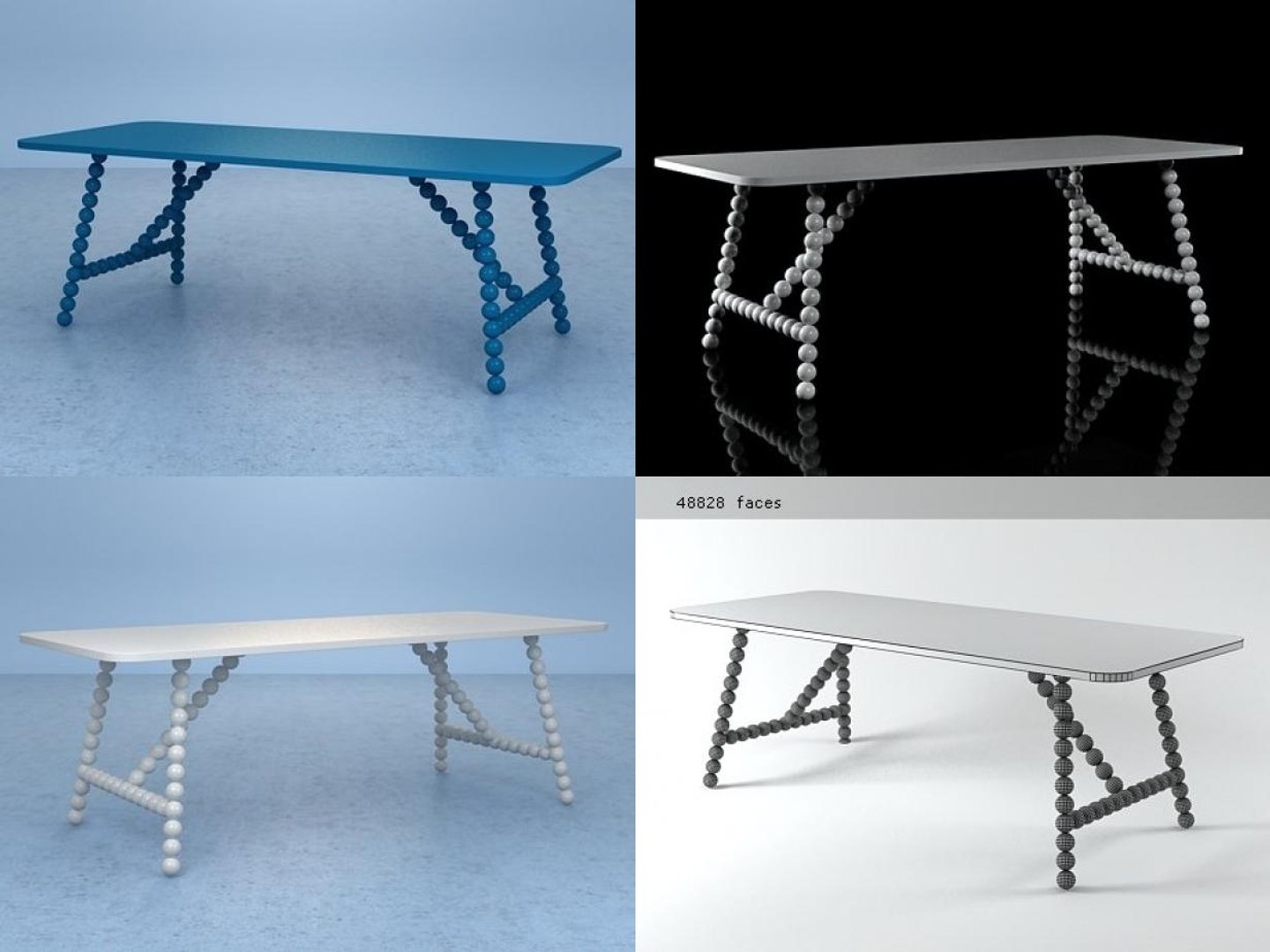 3D balls table - TurboSquid 1183346