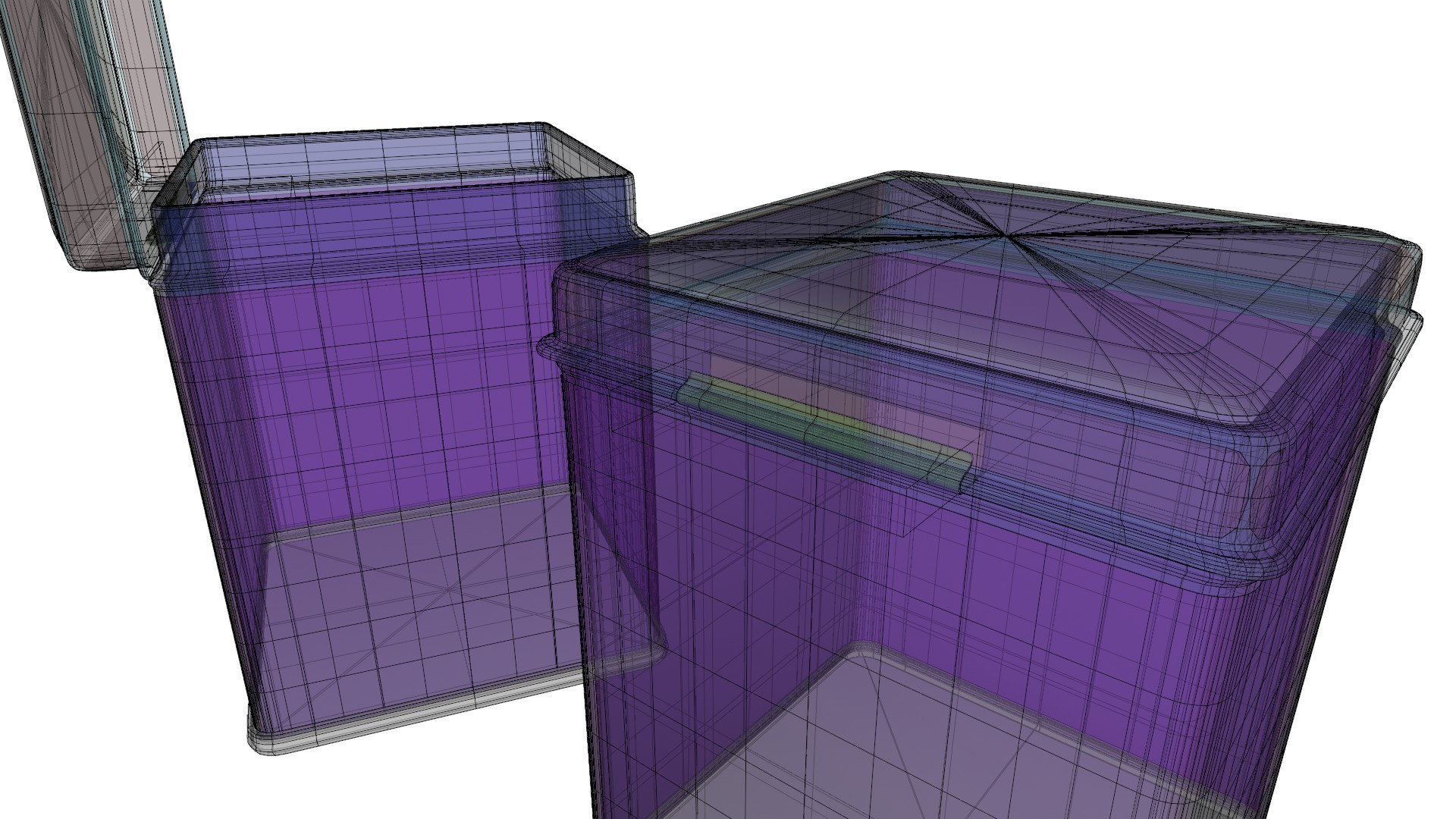 Metal containers 3D - TurboSquid 1649249