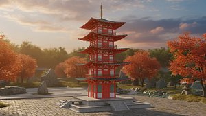 Download Free & Premium Japanese Texture 3D Models | TurboSquid