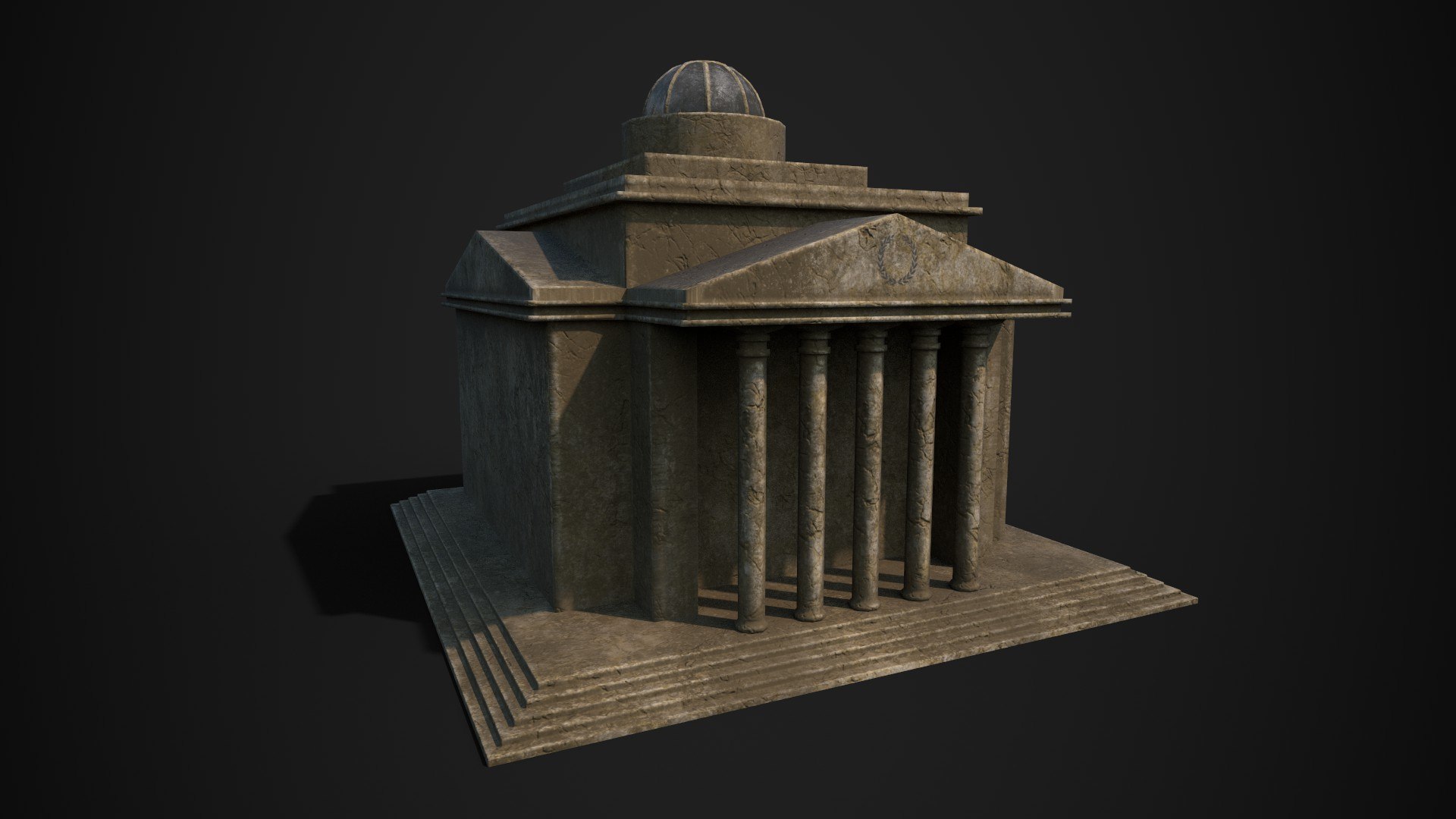 3D Roman Building - TurboSquid 1748712