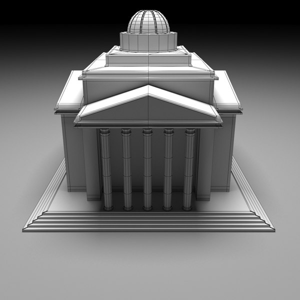 3D roman building - TurboSquid 1748712